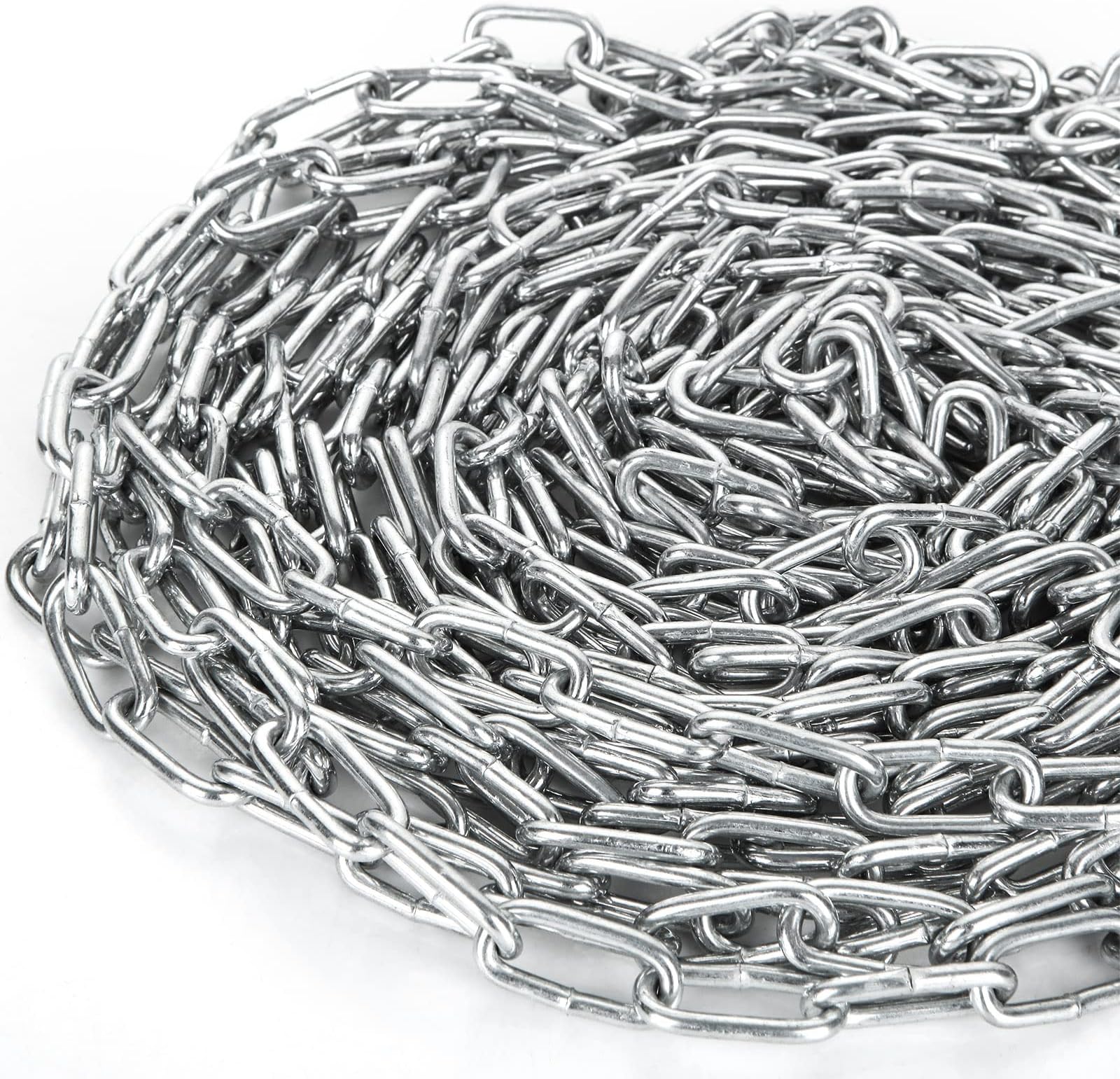8 Metres Stainless Steel Chain, 3mm Heavy Duty Chain, Galvanized Metal ...