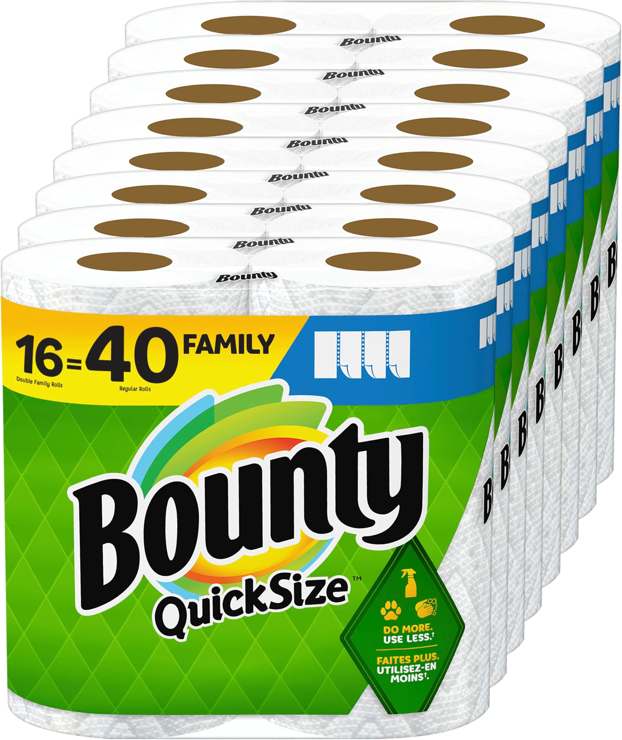 Amazon.com: Brawny Tear-A-Square Paper Towels, 12 Family Rolls = 30 ...