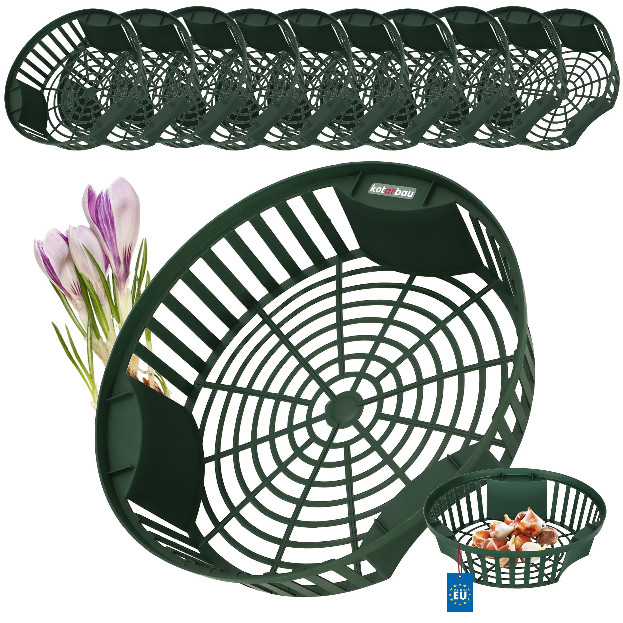 KOTARBAU® Set of 10 Plant Baskets for Flower Bulbs, Onion Planter ...
