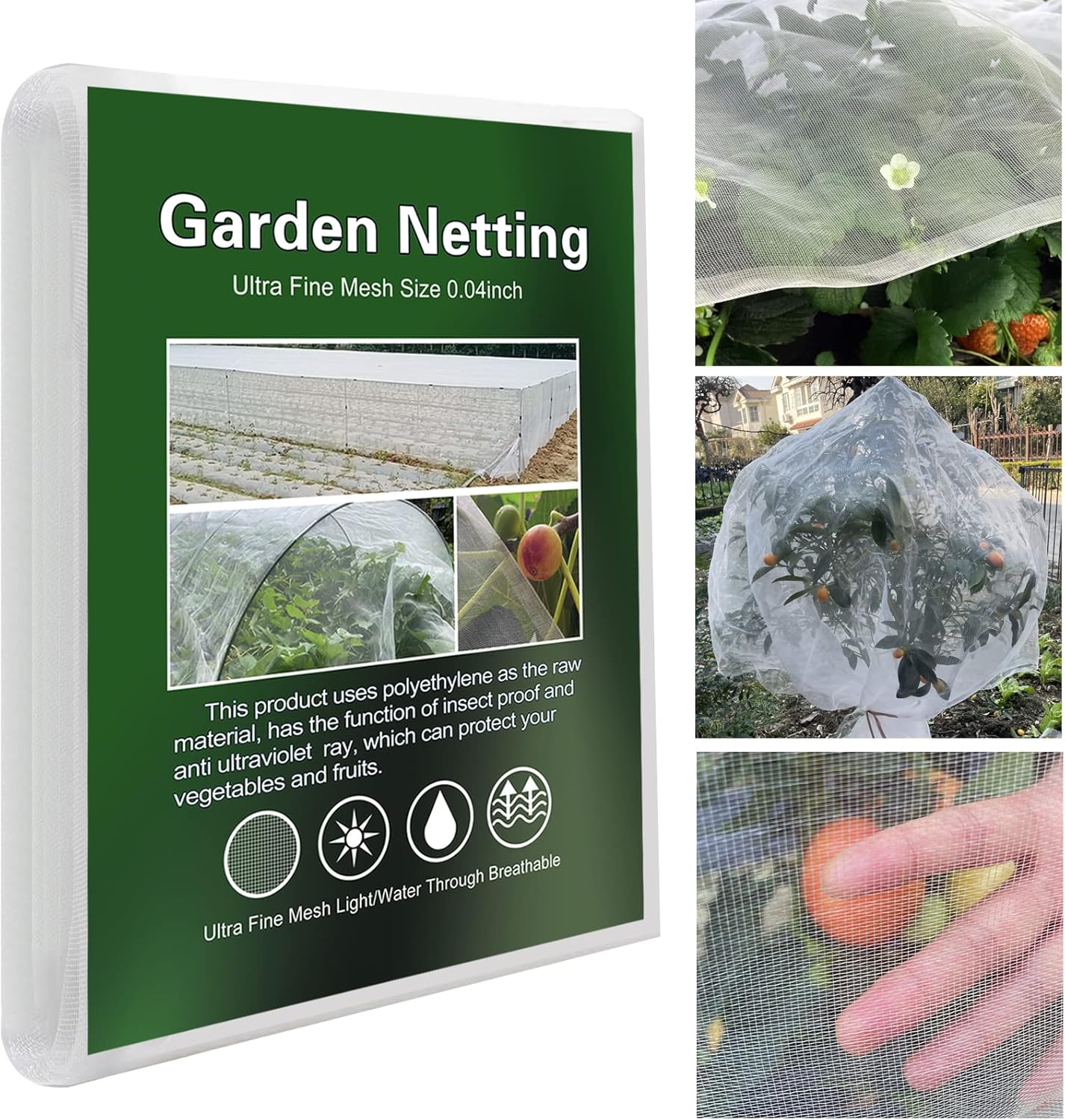 Amazon.com : Garden Netting 10'x16', Protection Mesh Netting Plant ...