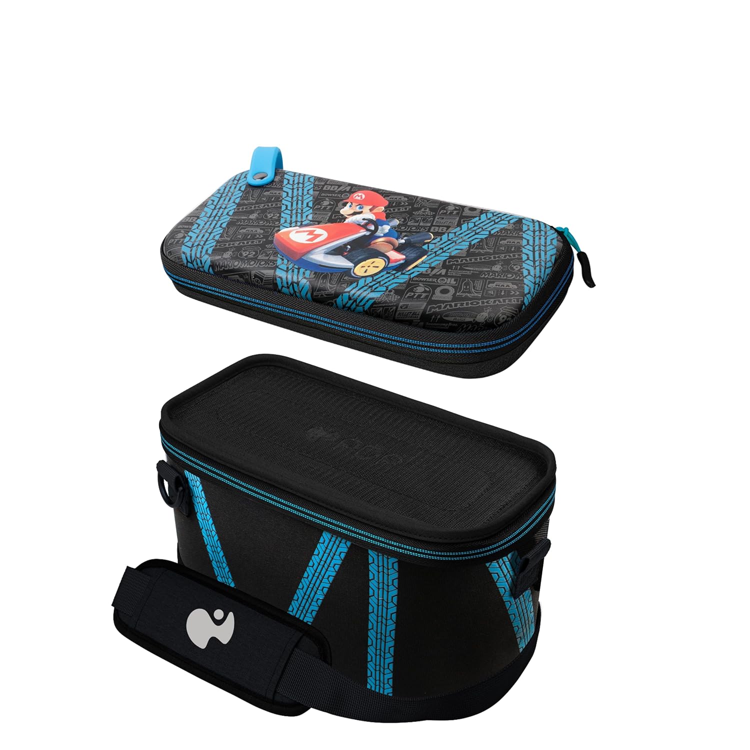Amazon.com: PDP Overnight Case GLOW: Kart Drift For Nintendo Switch ...