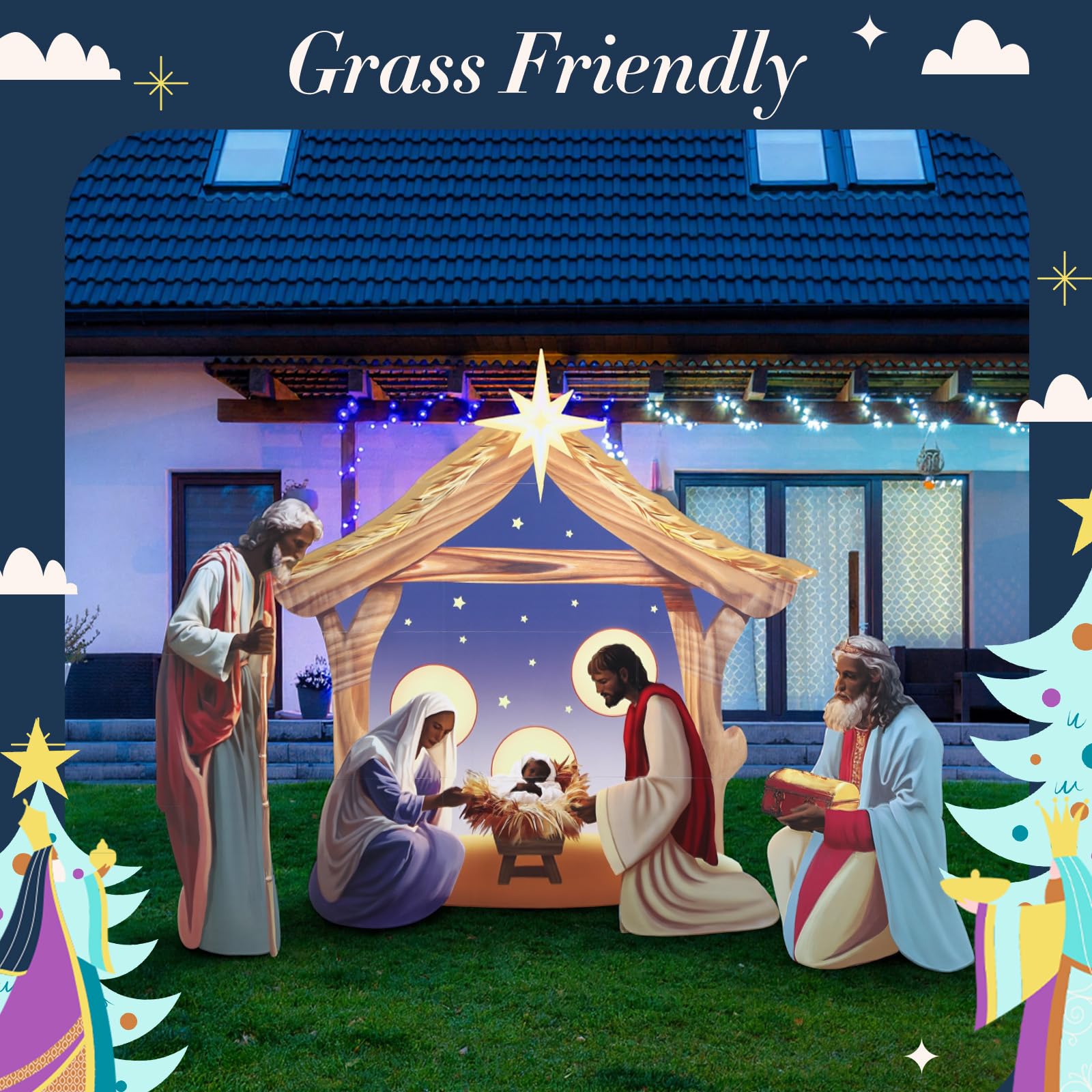 African American Nativity Scene Outdoor