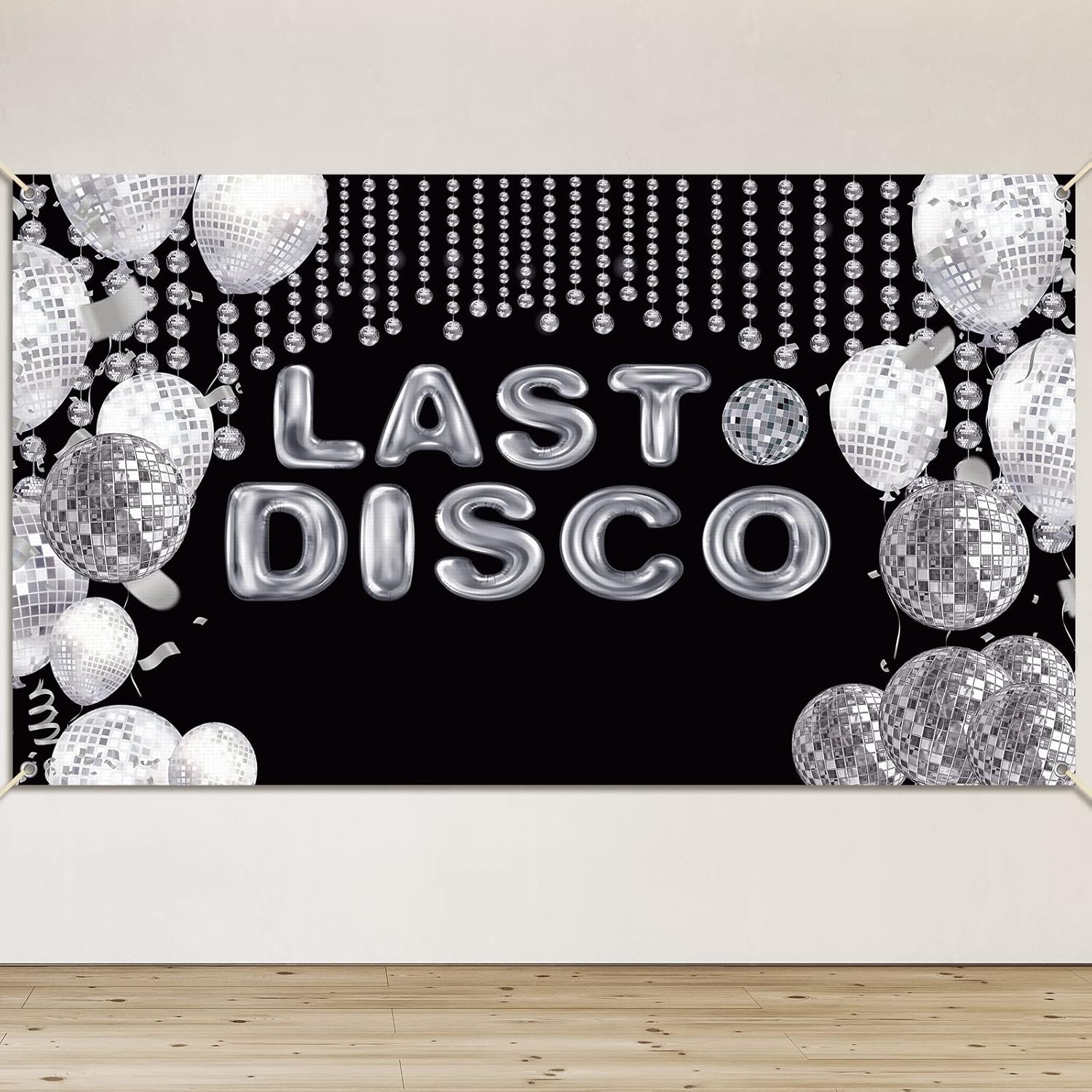 Amazon.com : Rtteri Last Disco Bachelorette Party Decorations Backdrop ...
