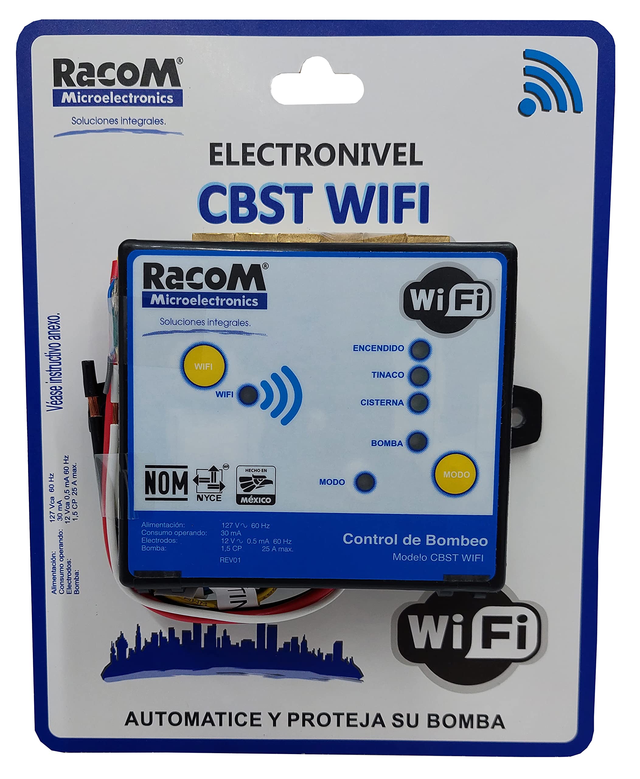 CBST WIFI, Control de bombeo WIFI RACOM : Amazon.com.mx: Herramientas y ...