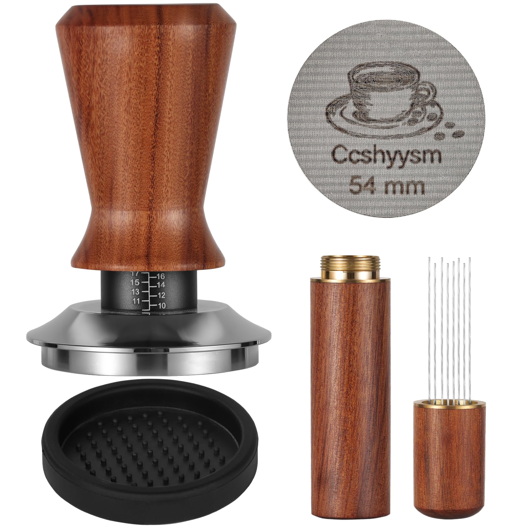 Amazon.com: Espresso Tamper 53mm Coffee Tamper for Espresso Machine ...