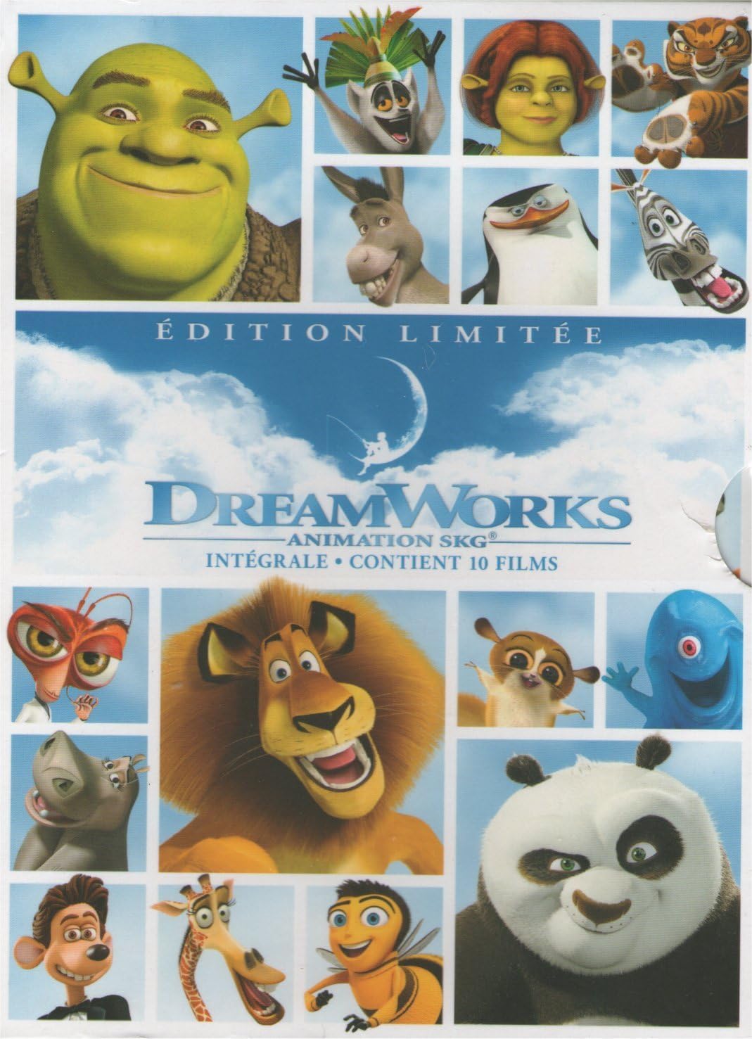 COFFRET COLLECTOR.DREAMWORKS.EDITION LIMITEE.INTEGRALE.10 FILMS.10DVDS ...