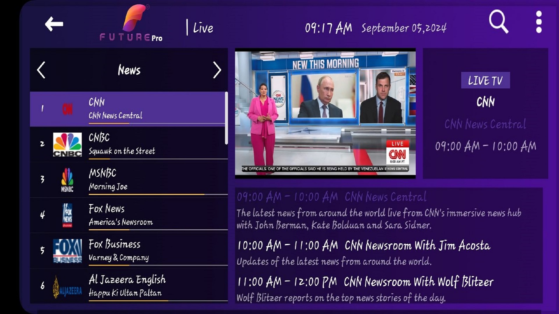 FutureTV Pro - App on Amazon Appstore
