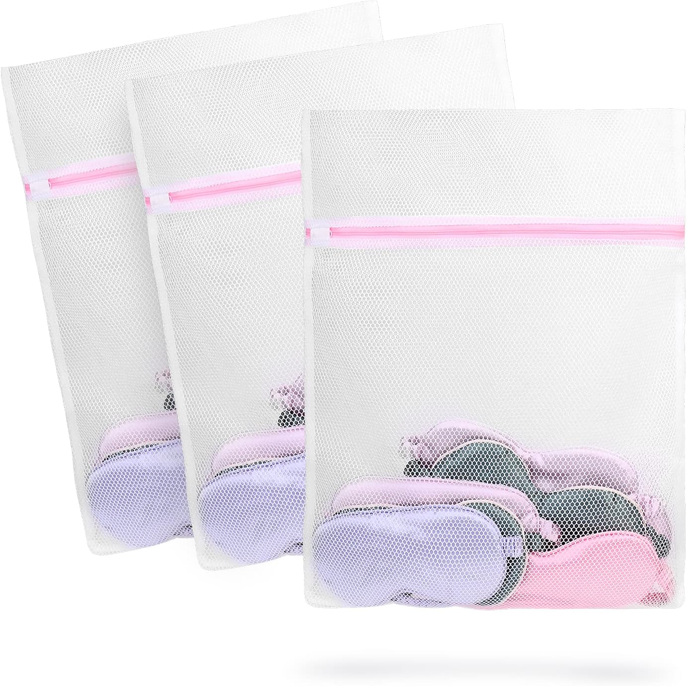 Amazon.com: Mesh Laundry Bag - 3 Pack Durable and Reusable Wash Bag ...