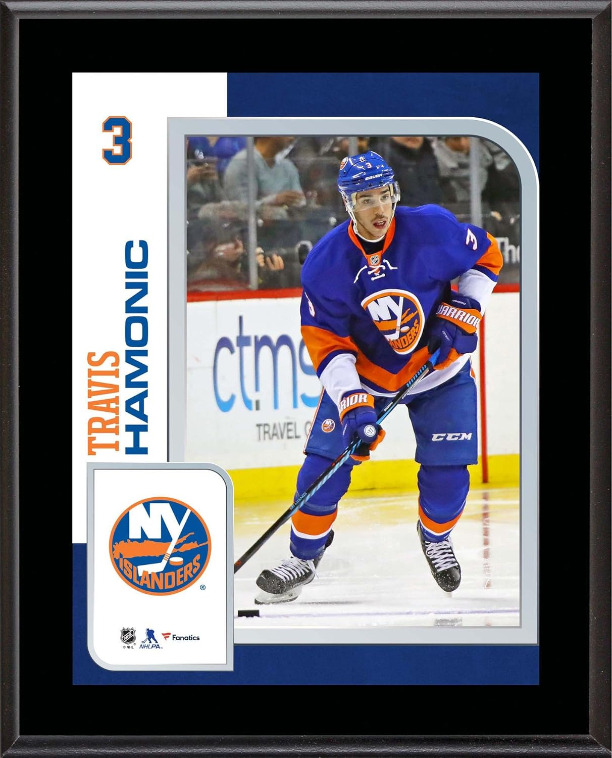 Travis Hamonic New York Islanders 10.5" x 13" Sublimated Player Plaque ...