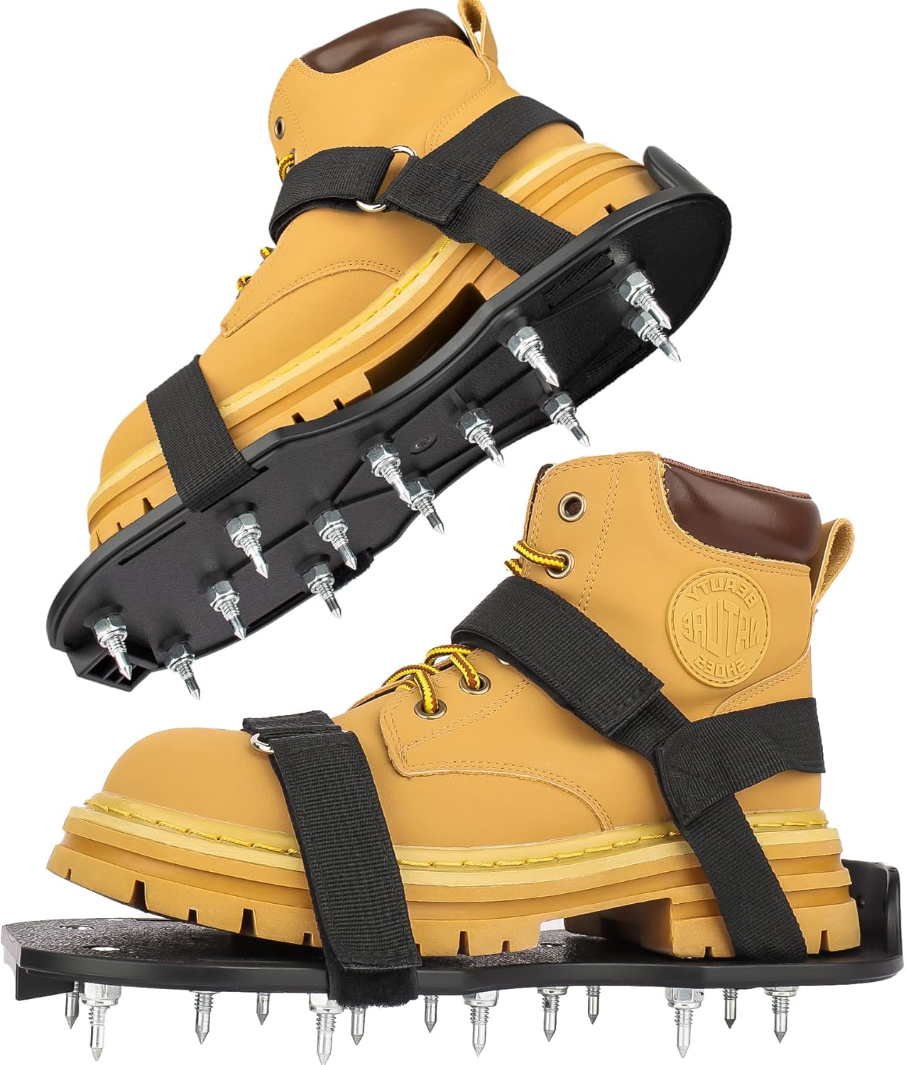 Tafatee Epoxy Floor Spiked Shoes Fully Assembled Gunite Spiked Shoes ...