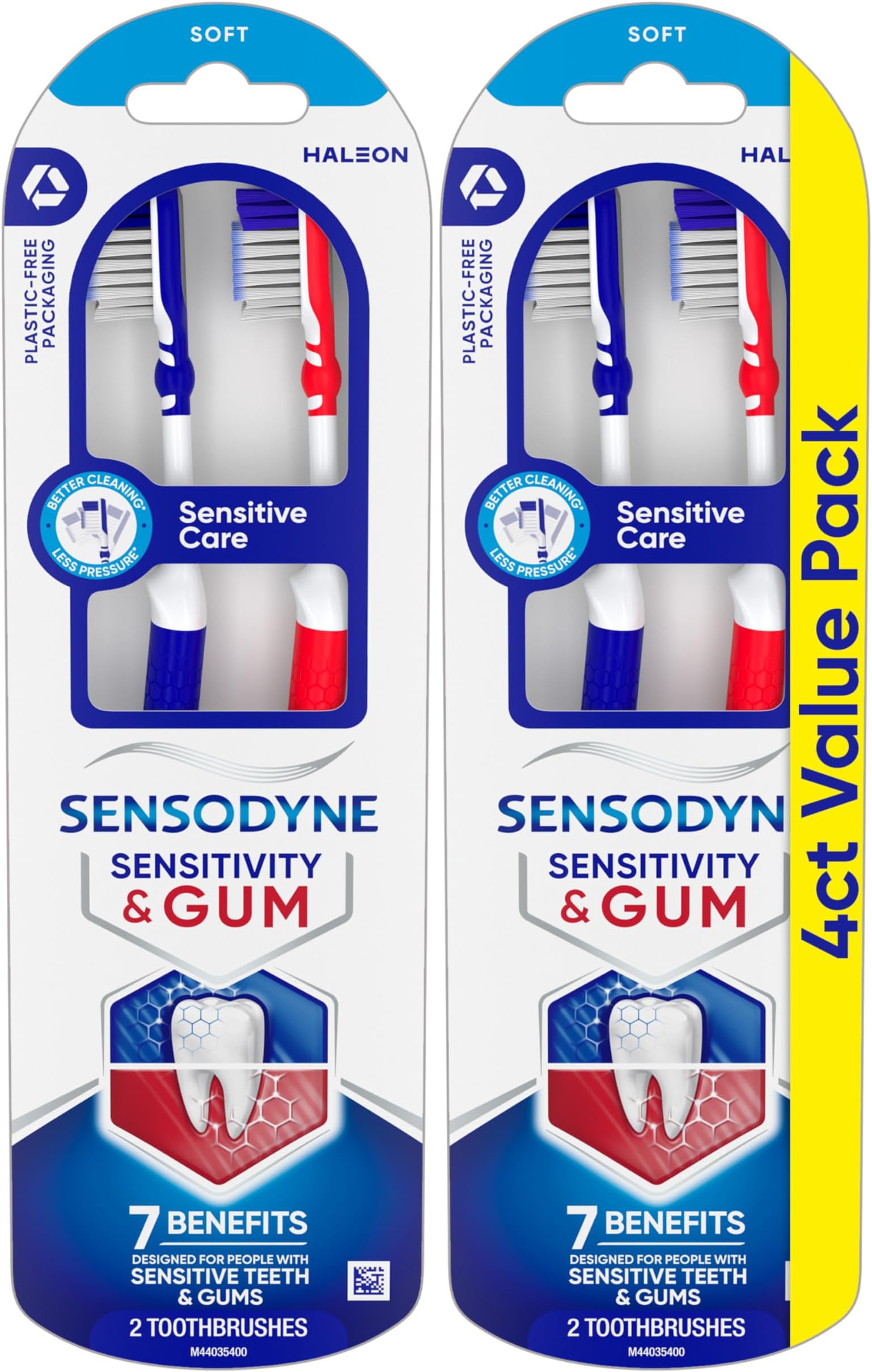 Amazon.com : Sensodyne Sensitivity & Gum Soft Toothbrush Designed for ...