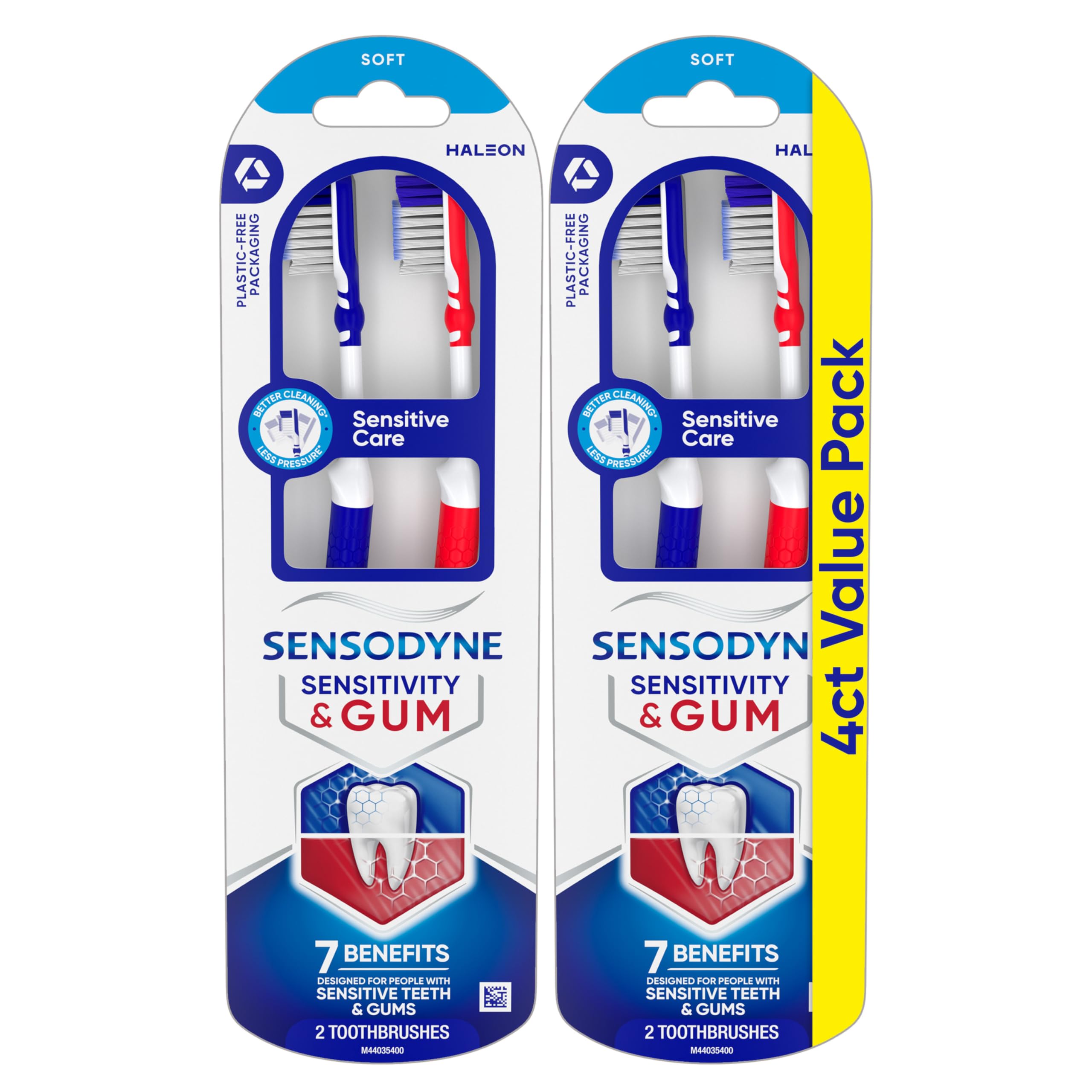 Amazon.com : Sensodyne Sensitivity & Gum Soft Toothbrush Designed for ...