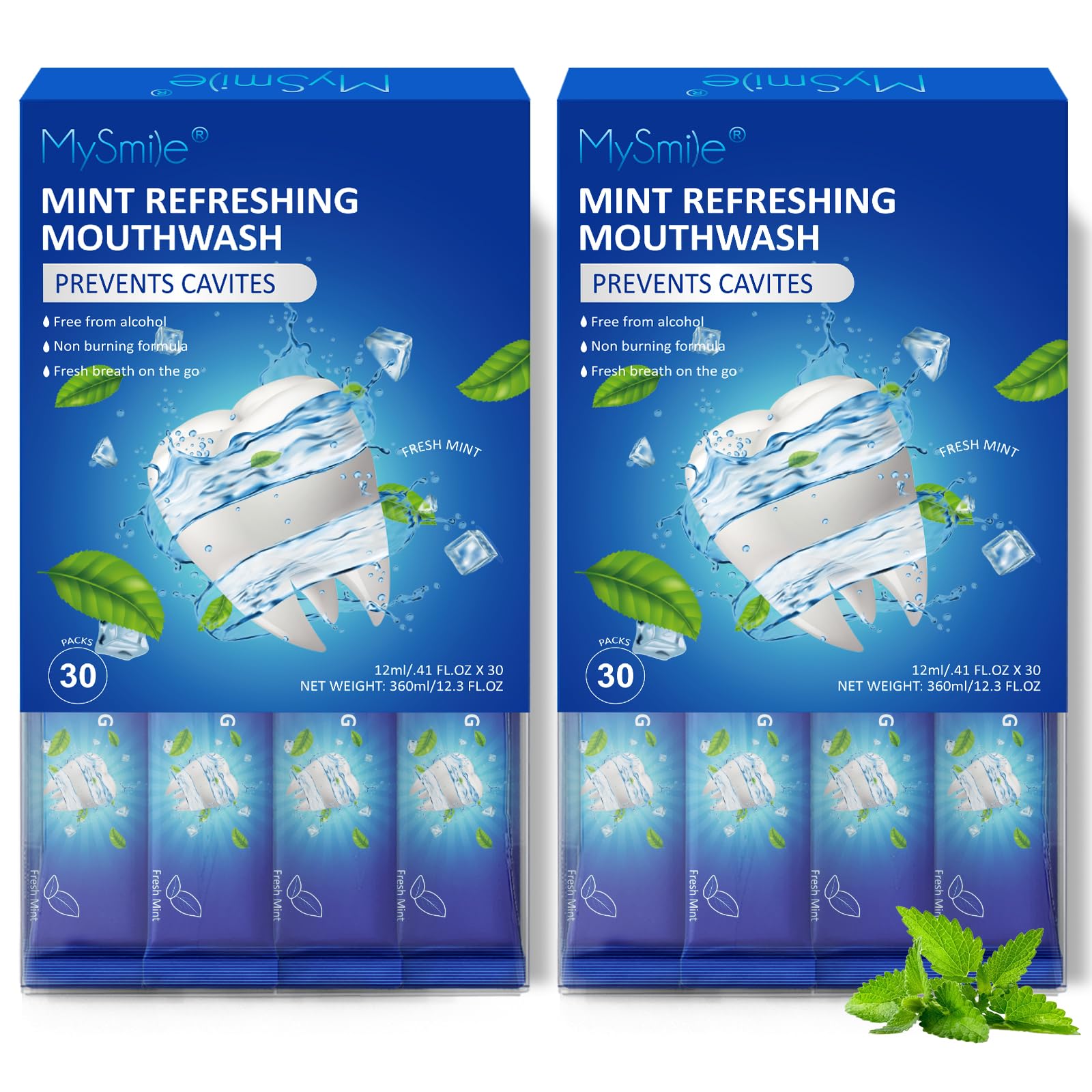Amazon.com : MySmile Mouthwash Alcohol Free, Mouth Wash for Adults ...