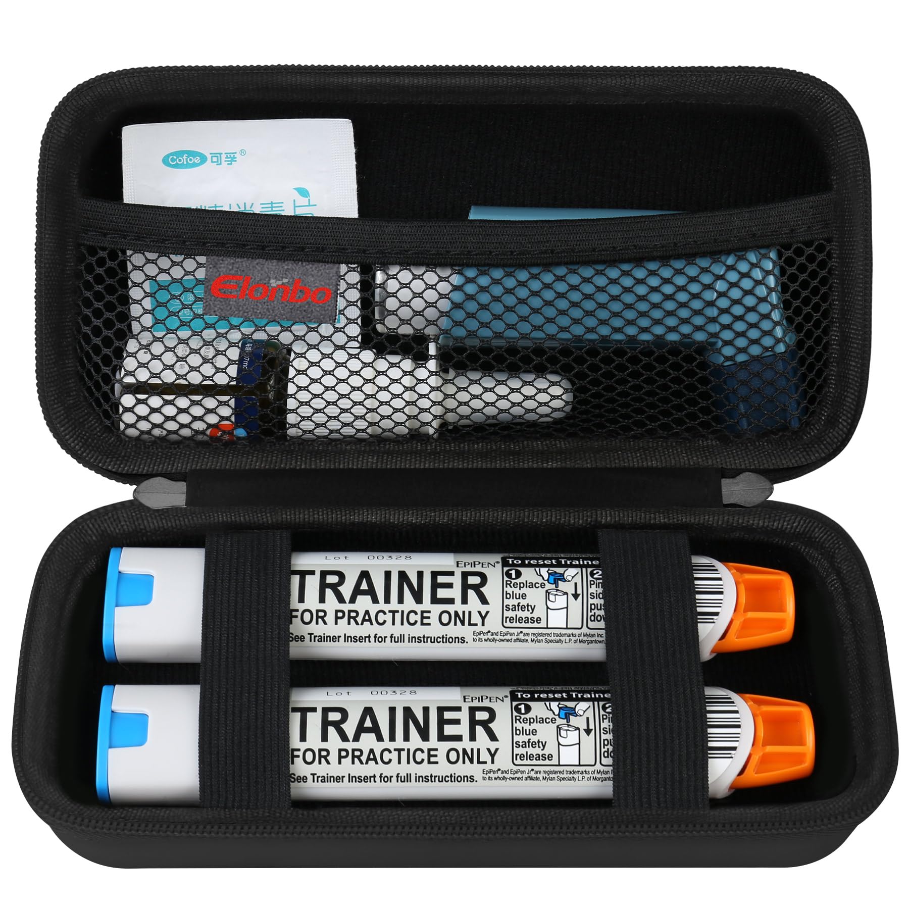 Amazon.com: Elonbo EpiPen Carrying Case, Travel Medicine Kit for 2 Epi ...