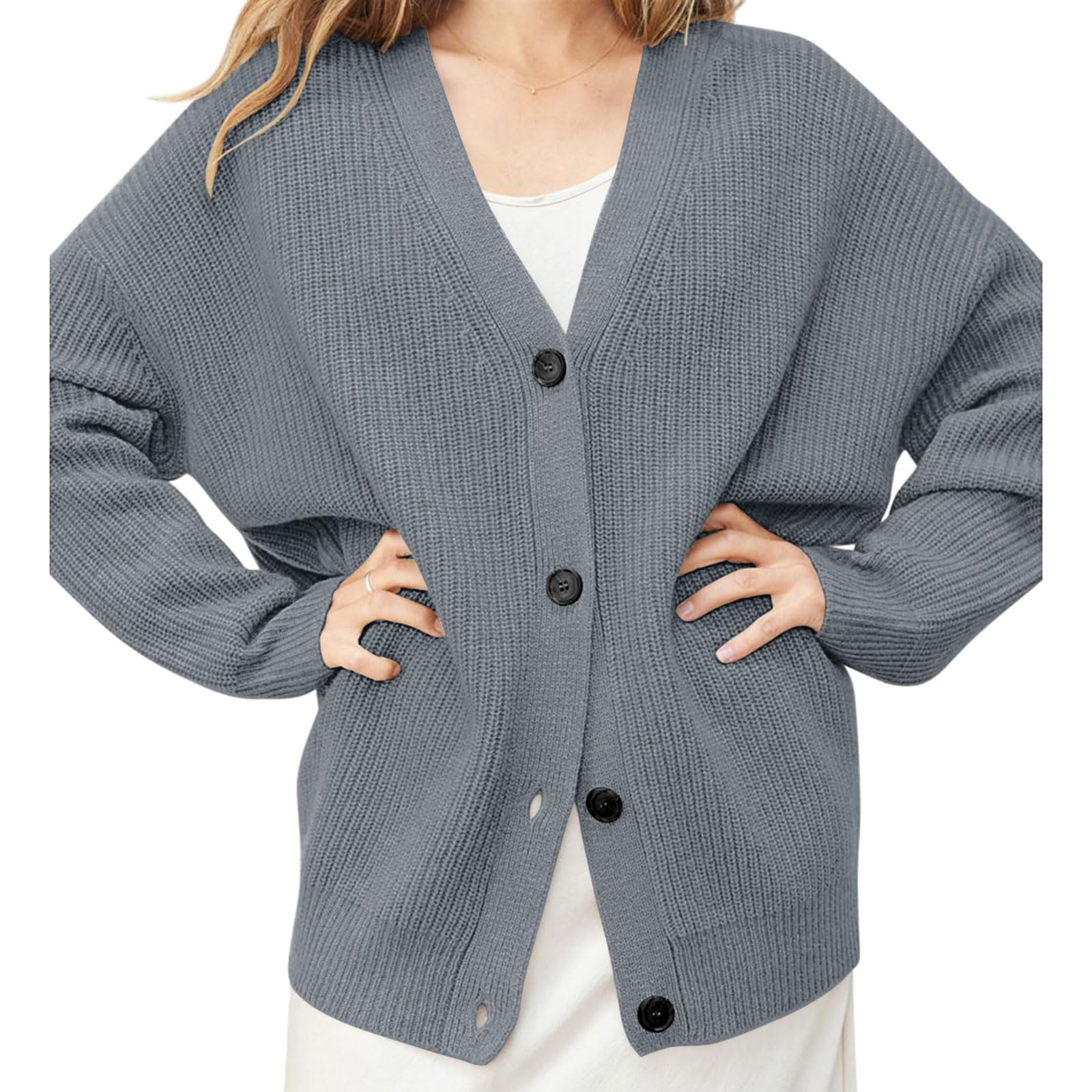 Snapklik.com : Womens Cardigan Sweaters 2024 Open Front Oversized ...