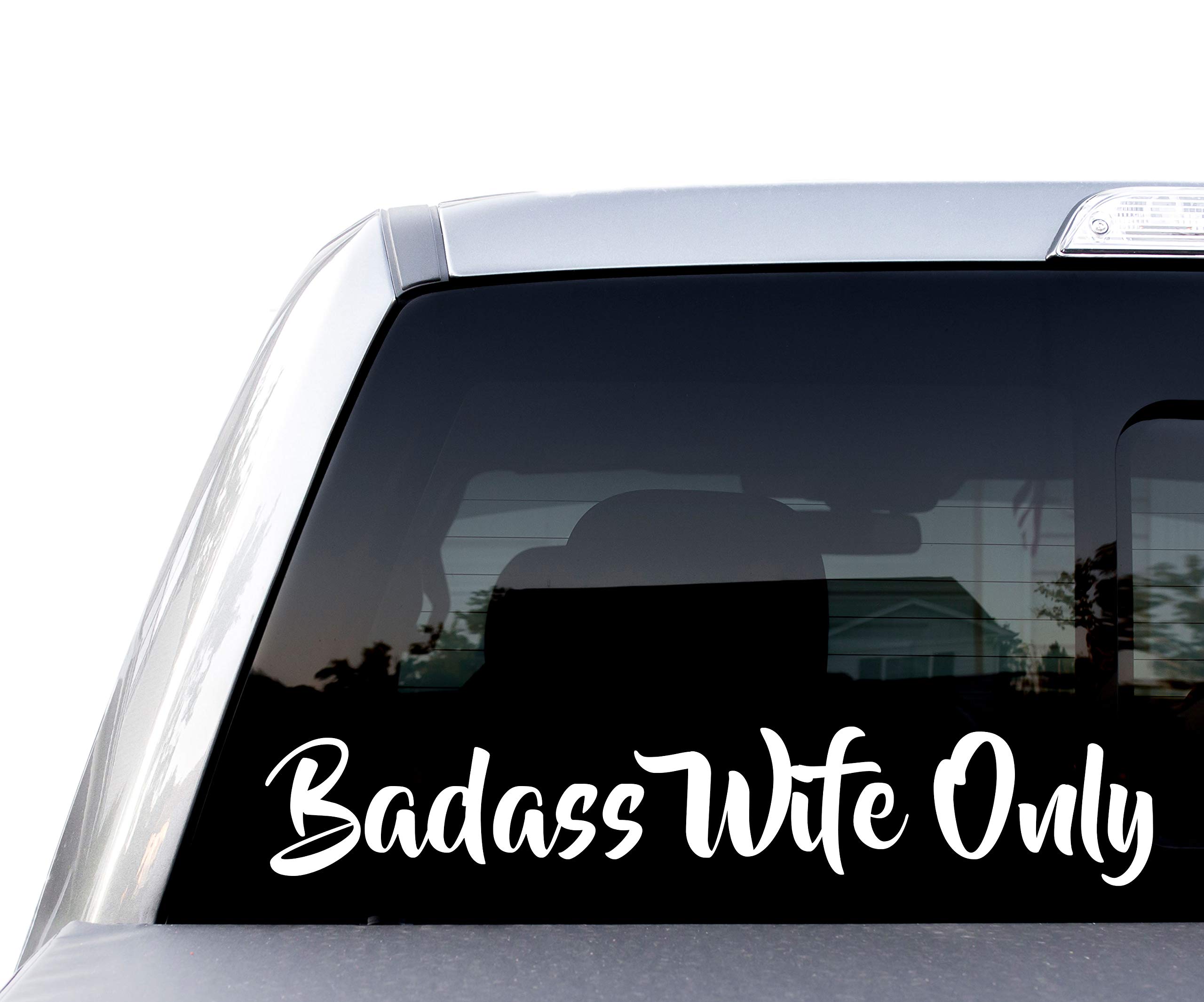 Badass Wife Only Decal Bumper Sticker For Cars Windows Laptop ...