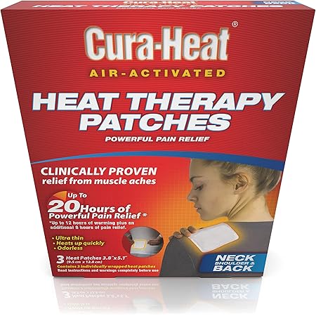 Amazon.com: Backaid Heat Therapy Patch, Portable Heating Pad, Medium ...