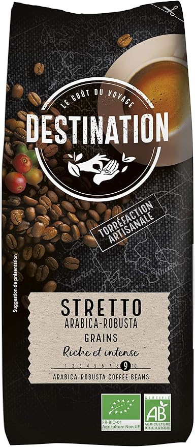 Café Stretto Bio grain 1kg : Amazon.fr: Epicerie