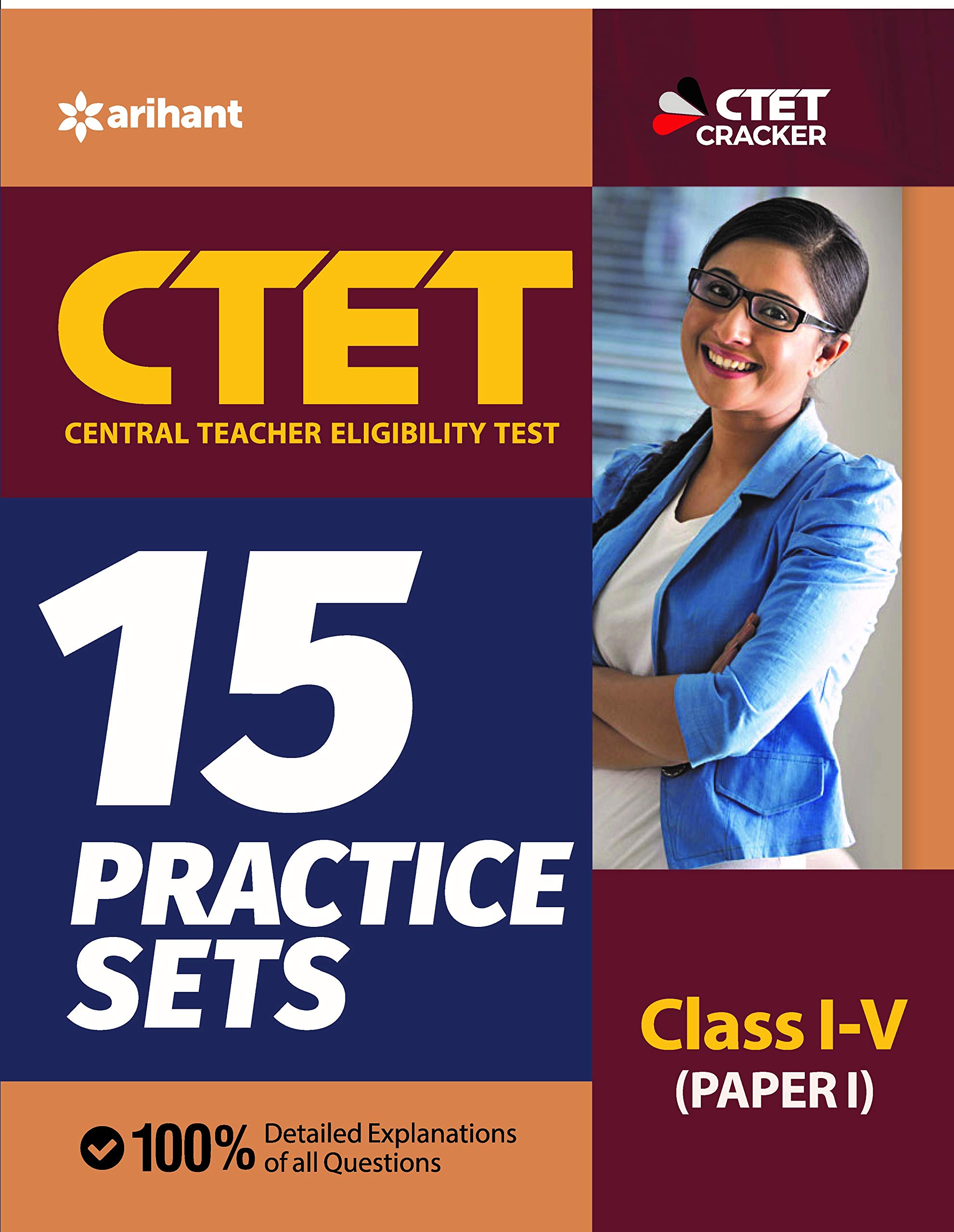 15 Practice Sets CTET Paper-1 Teacher Selection for Class 1 to 5 2020 ...