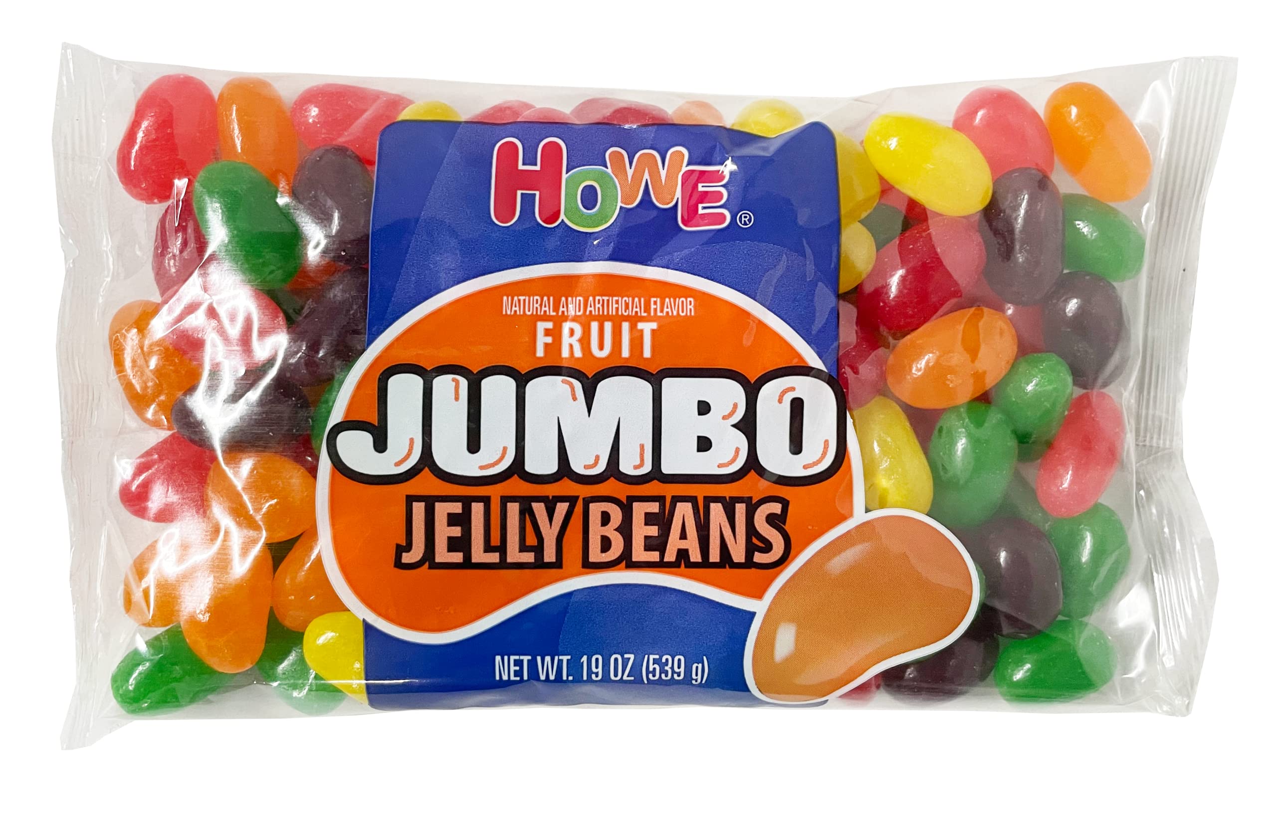 Snapklik.com : Heres Howe Jumbo Fruit Jelly Beans 19 Ounce Bags
