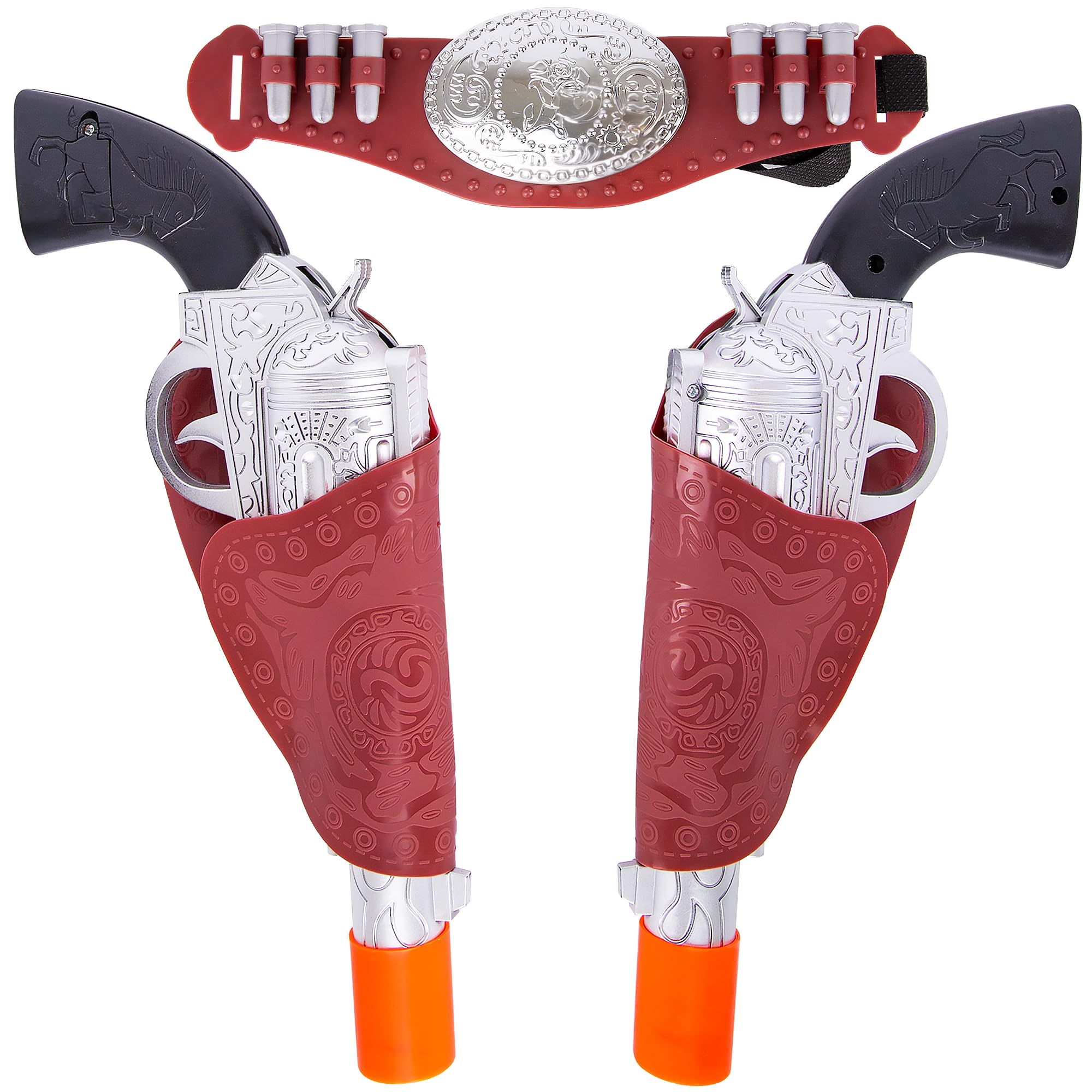 Amazon.com: ArtCreativity Cowboy Gun Belt and Holster Set Includes 2 ...
