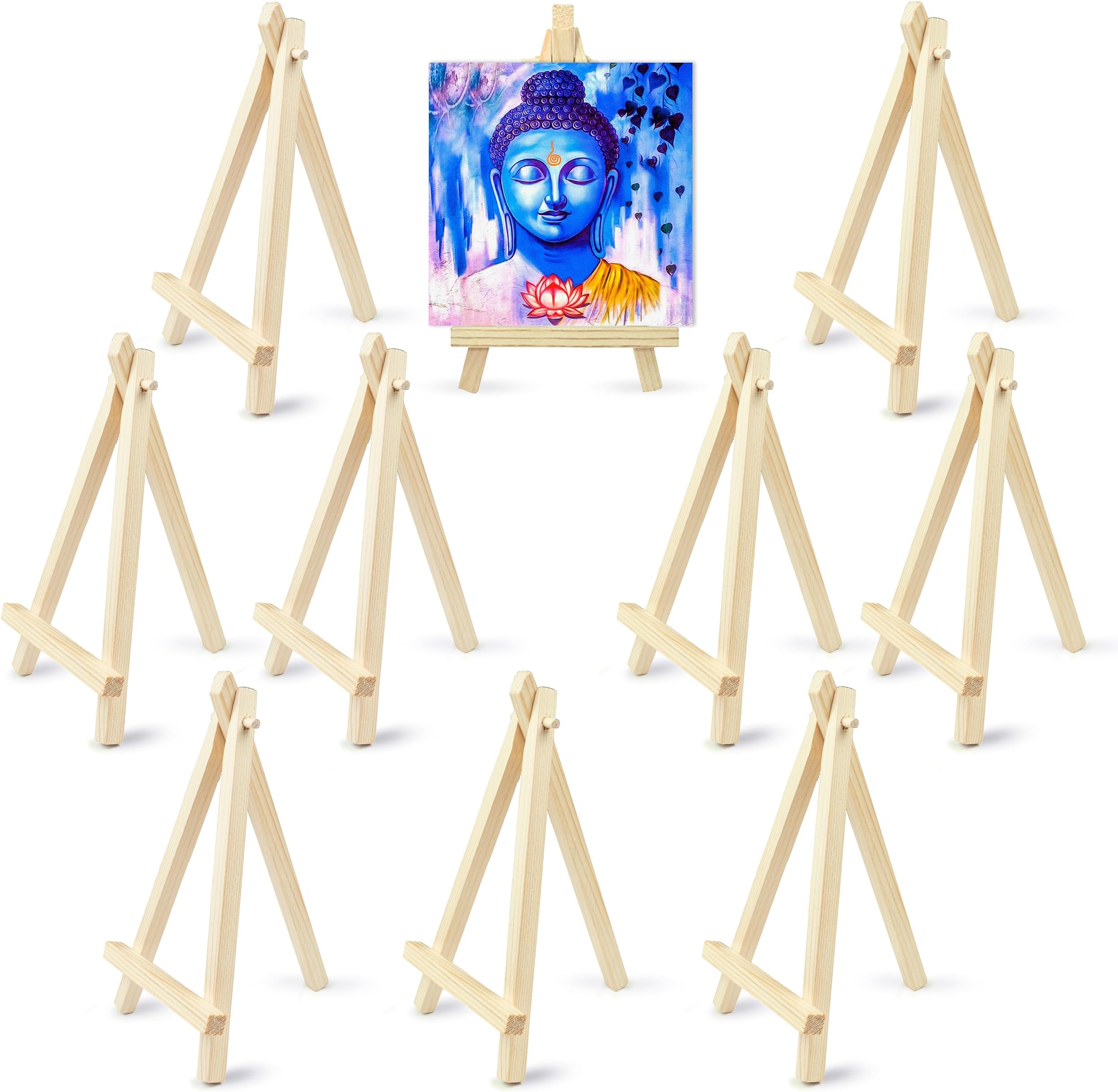 Mini Wooden Easel Stand - Tabletop Easels Stand for Painting/Mini ...