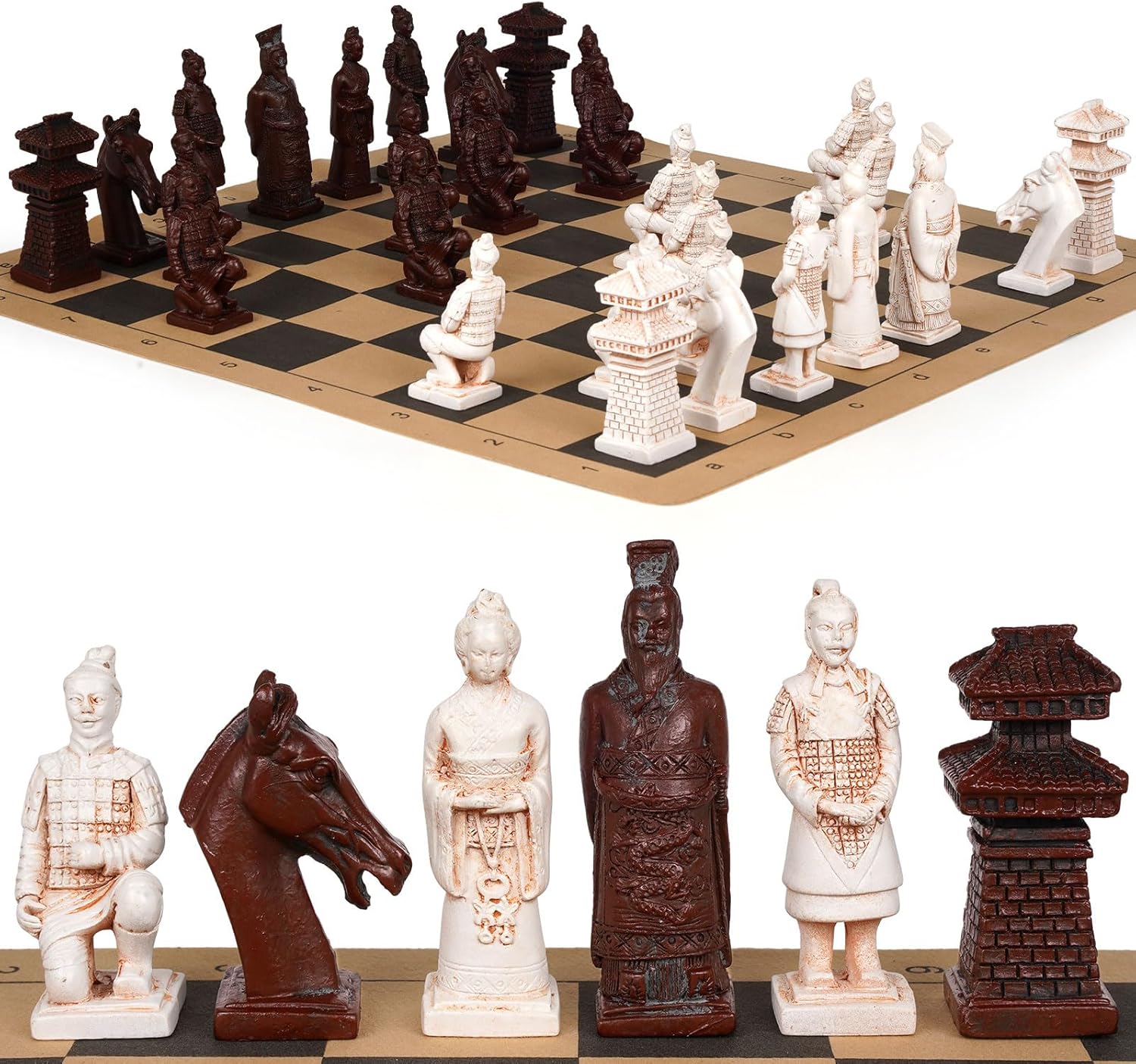 Terracotta Warriors Chess Set - Resin Chess Pieces Sri Lanka | Ubuy