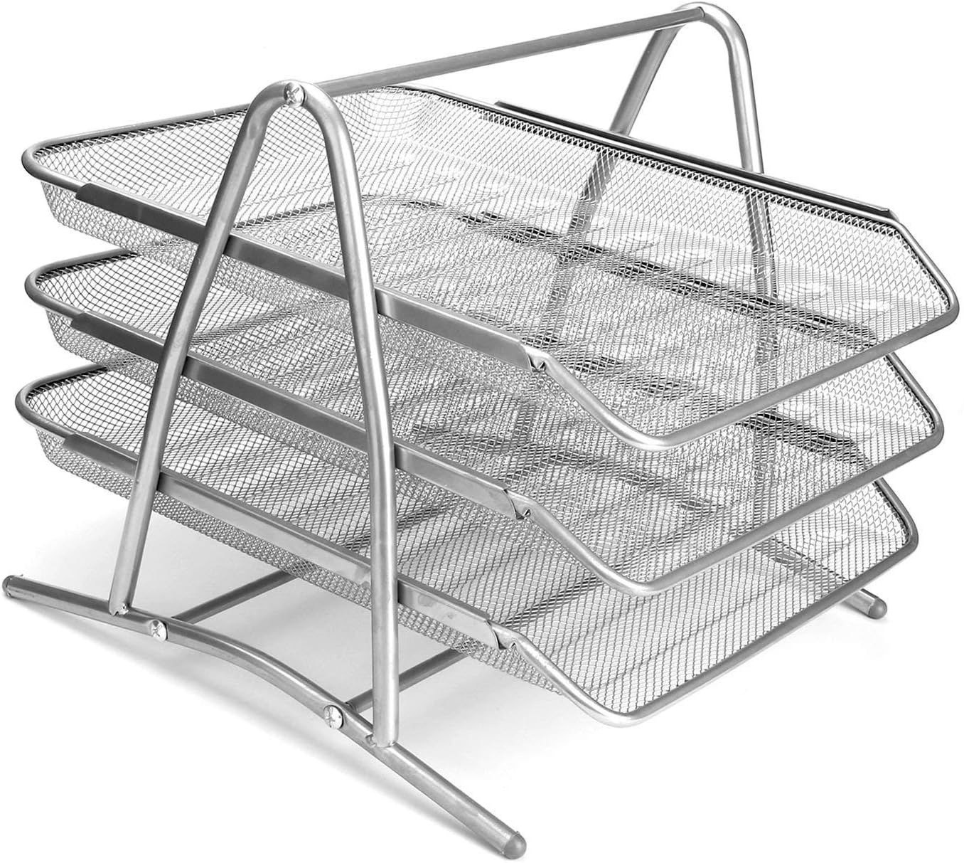 BigTree Mesh Letter Tray 3 Tier Desk Letter Filing Trays Holder A4 ...