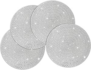 Amazon.com: Round Placemat, Heat Resistant Table Place Mat for Dining ...