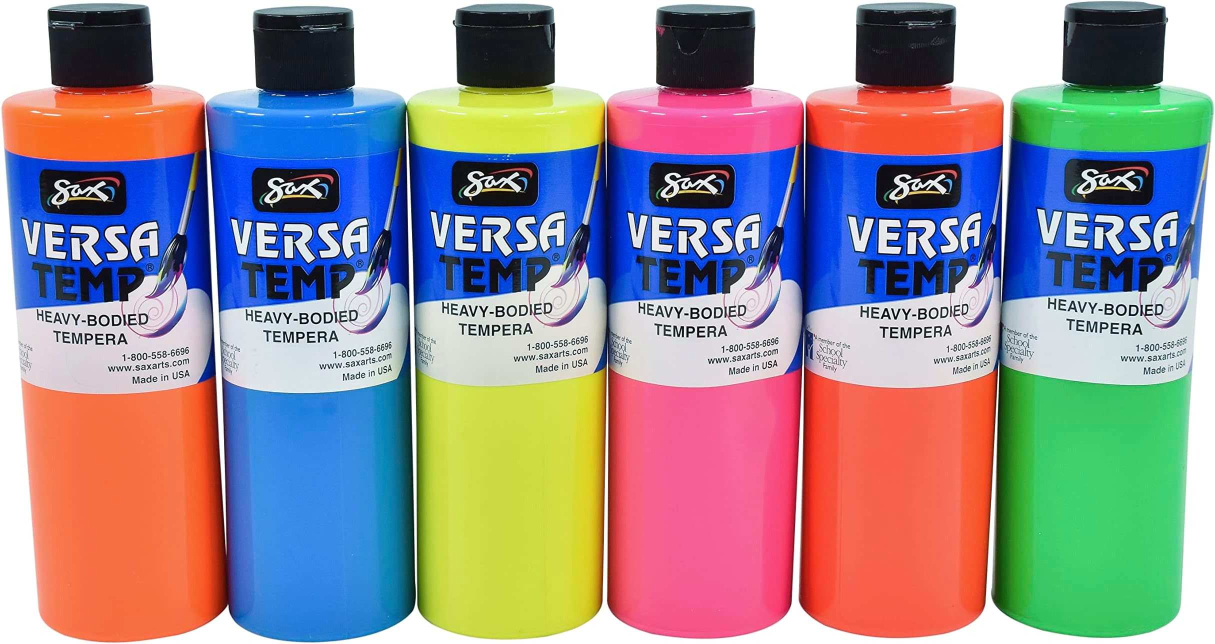 Amazon.com : Midnight Glo UV Paint Acrylic Black Light Reactive Bright ...