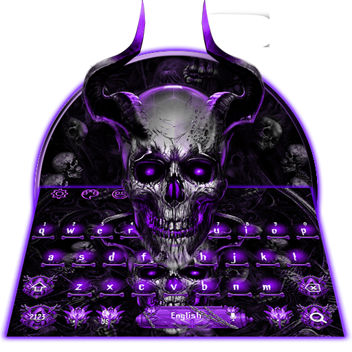 Purple Skull Horn Keyboard Theme - App on Amazon Appstore