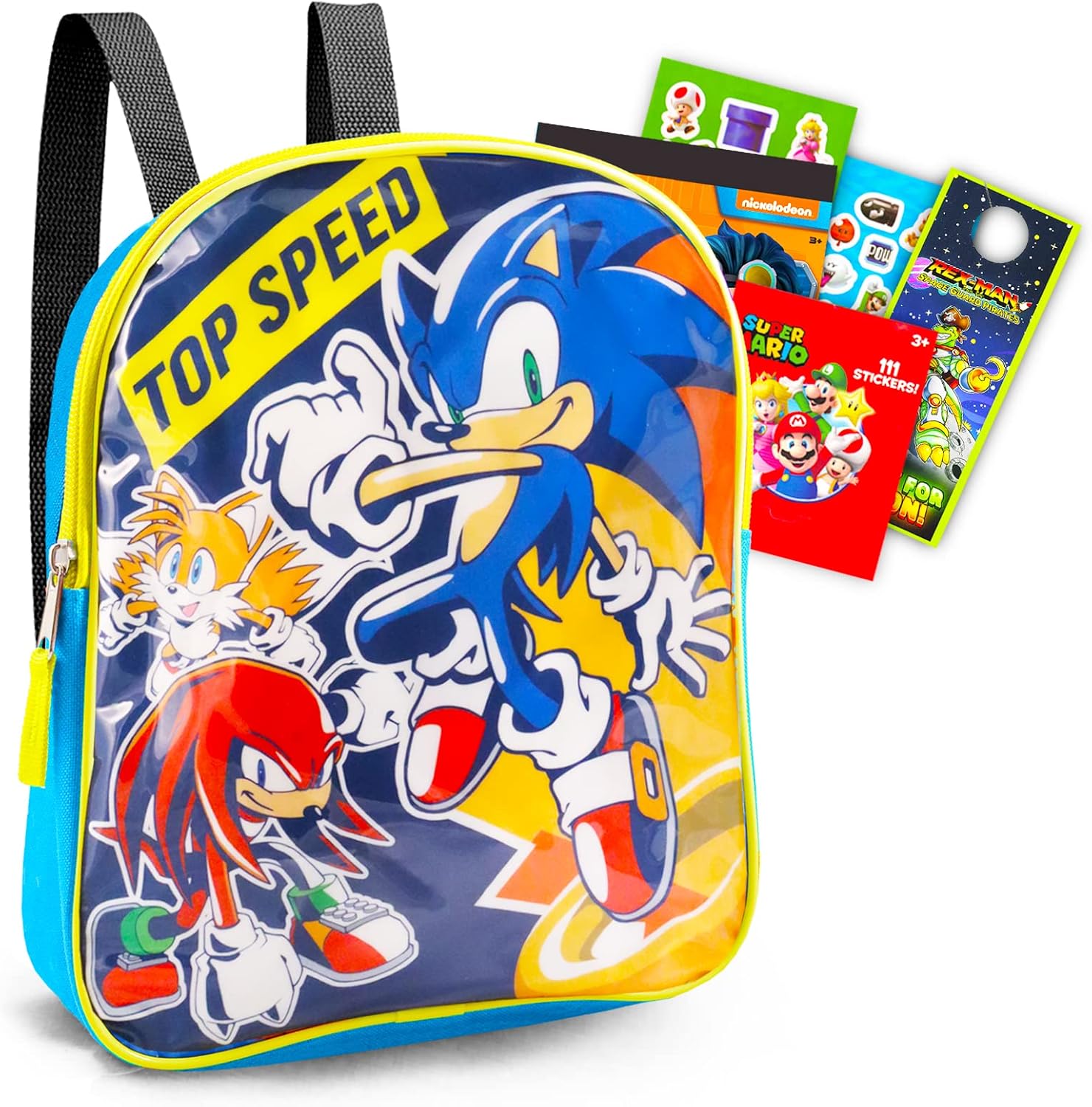 Amazon.com | Sonic Toys the Hedgehog Mini Backpack - 11 inch Sonic ...
