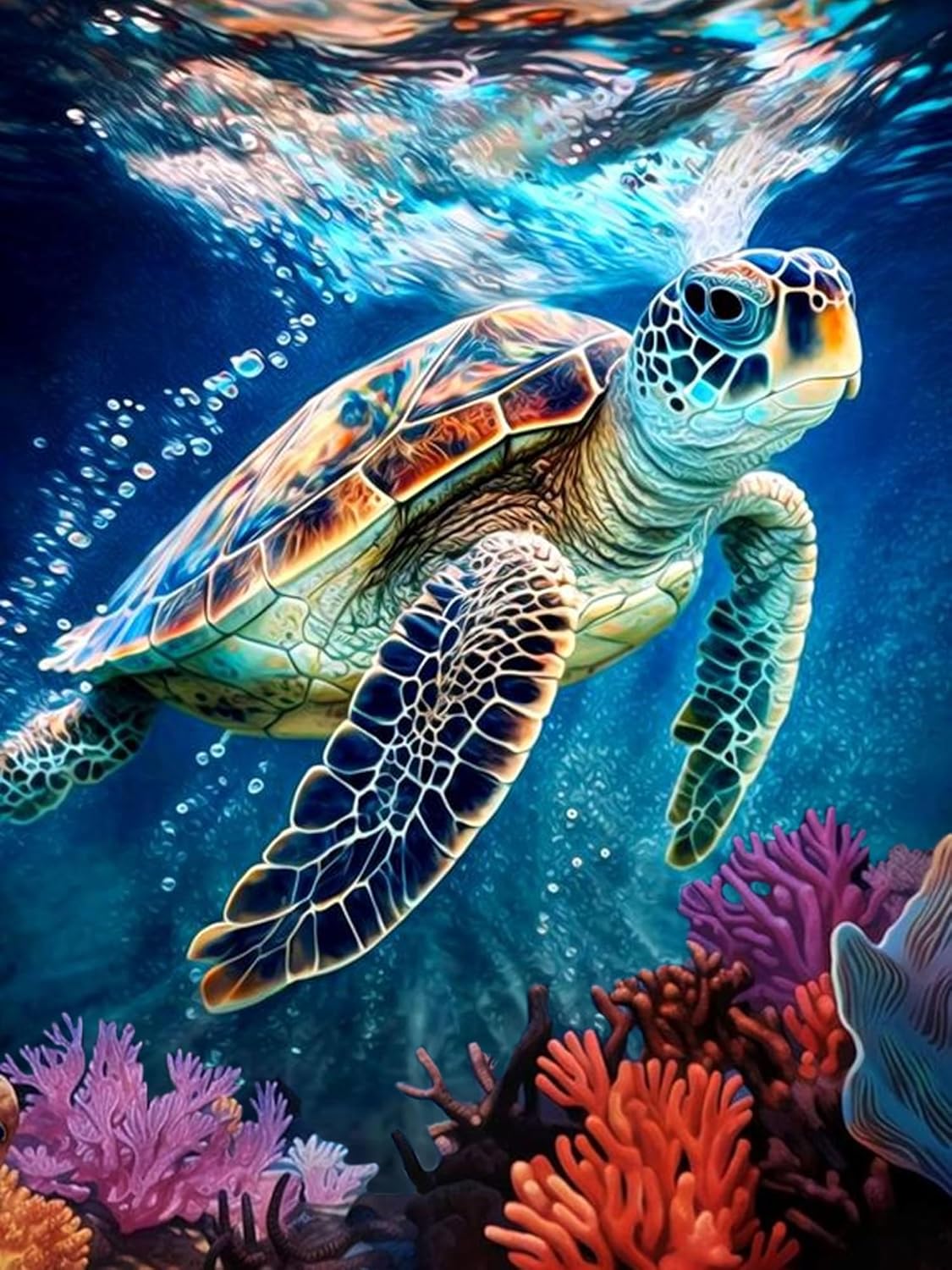 Amazon.com: Meothan Sea Turtle Diamond Art Painting Kits for Adults ...