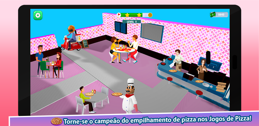 I want pizza stack runner 3d - Kids cooking game (Spicy pizza Game ...