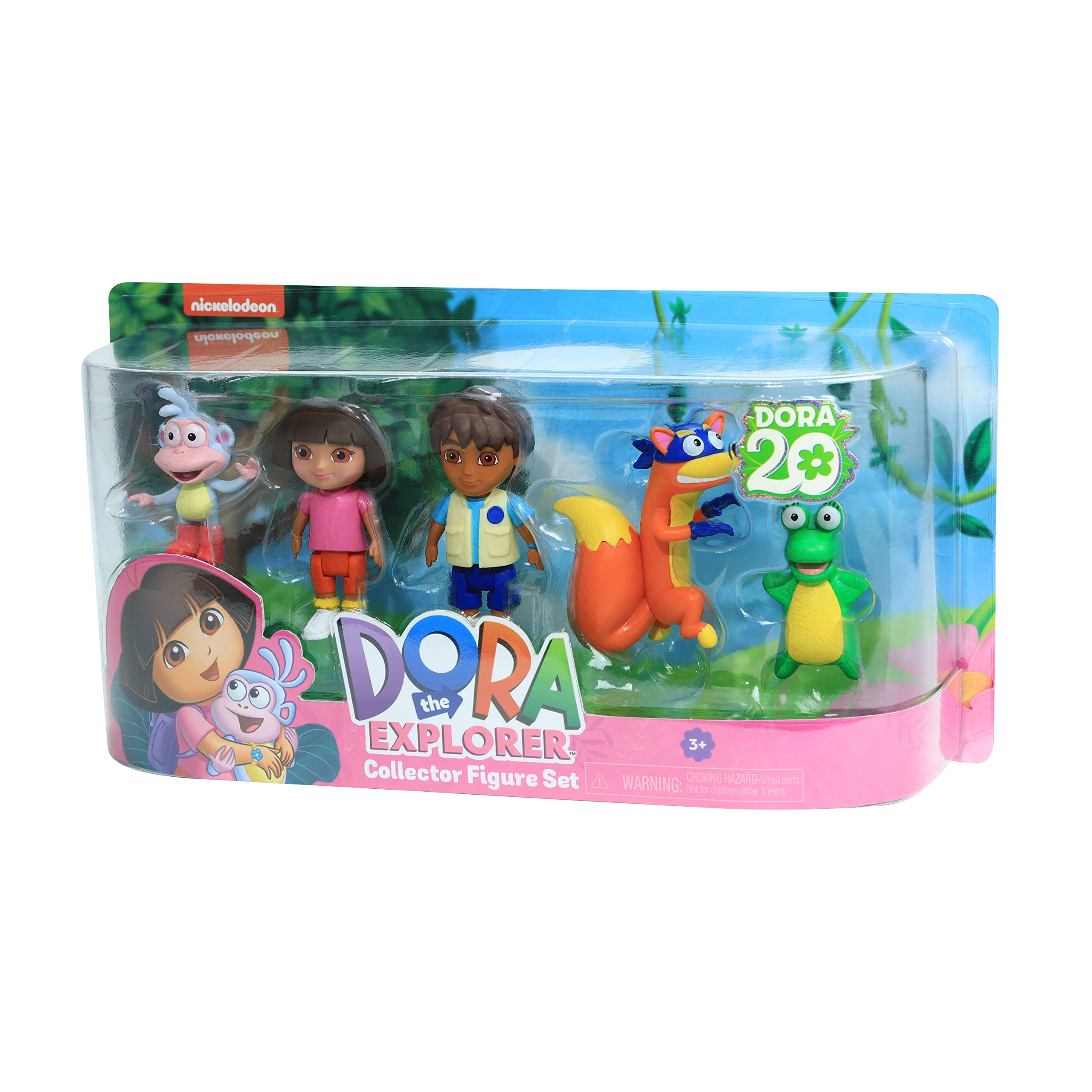 Just Play Dora The Explorer Collector Figure Set, 5-Pieces, Includes ...