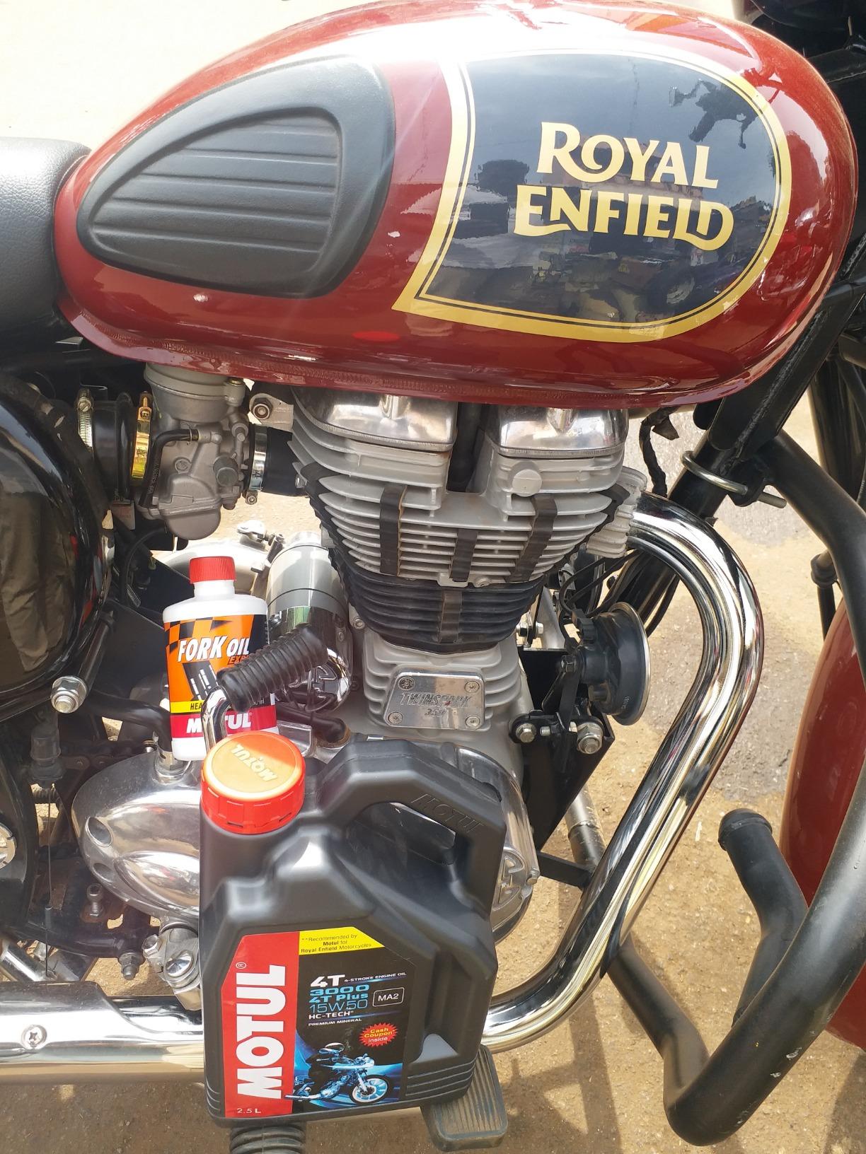 Motul Combo of 3000 4T 15W50 API SM HC-Tech Engine Oil (2.5 L) and Fork ...