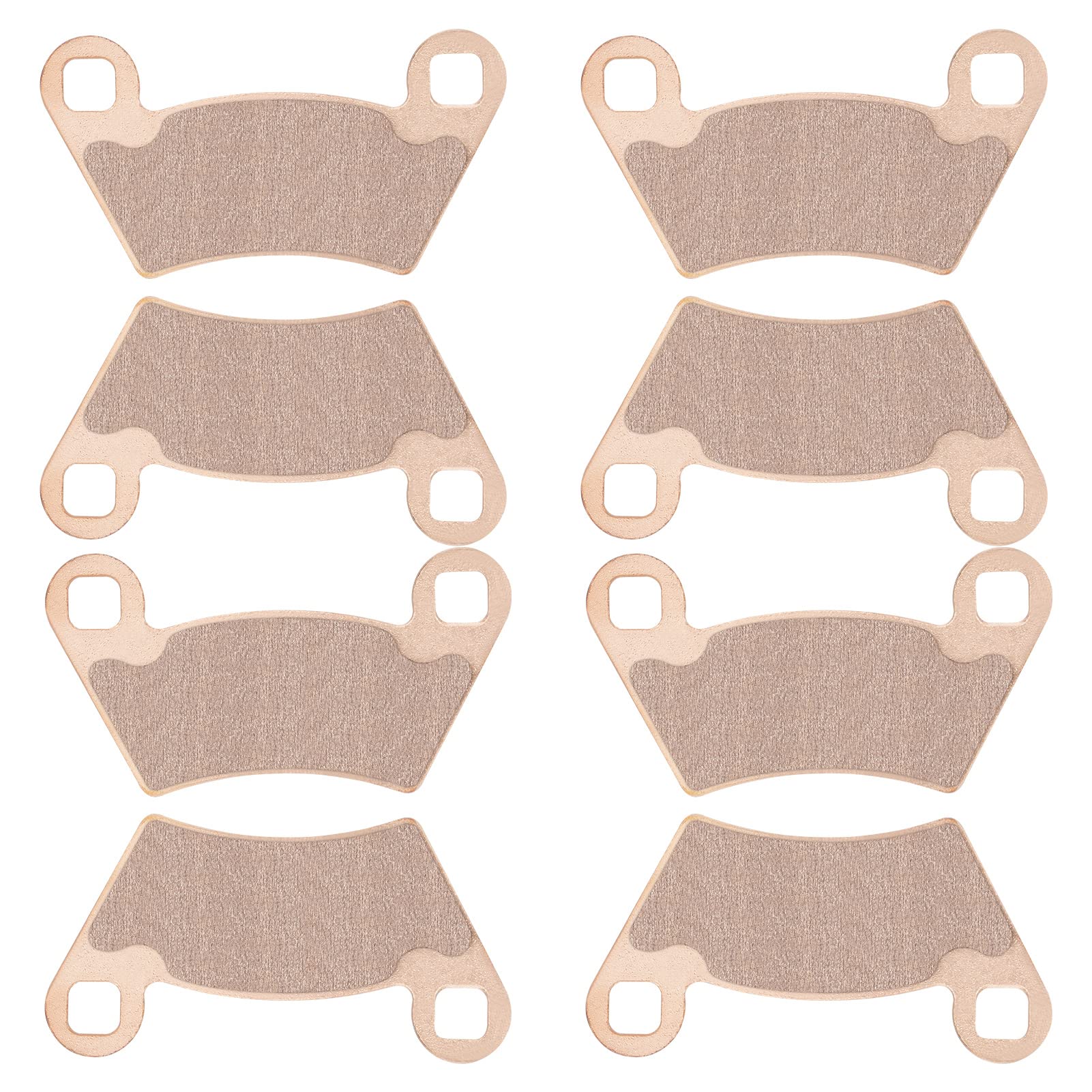 Amazon.com: Front & Rear Brake Pads Sintered for Polaris Ranger 400 500 ...