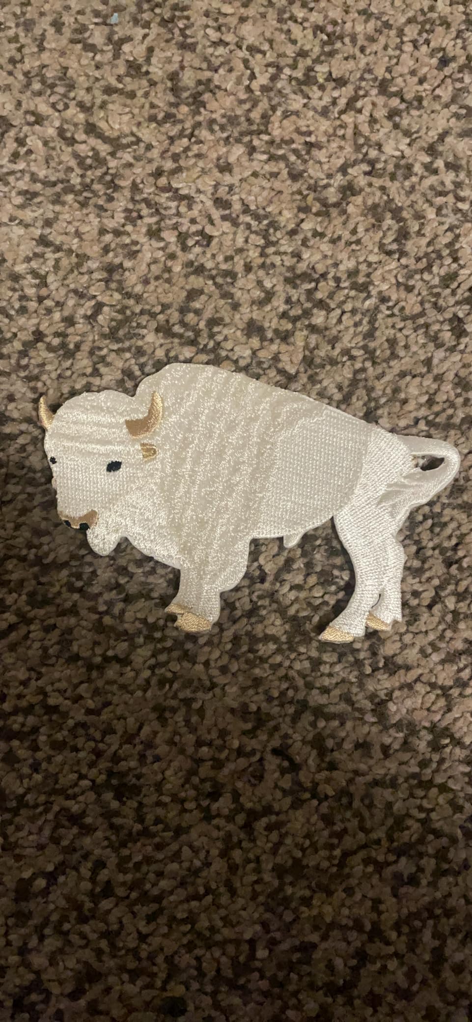 Amazon.com: White Buffalo American Bison Embroidered Iron on Patch