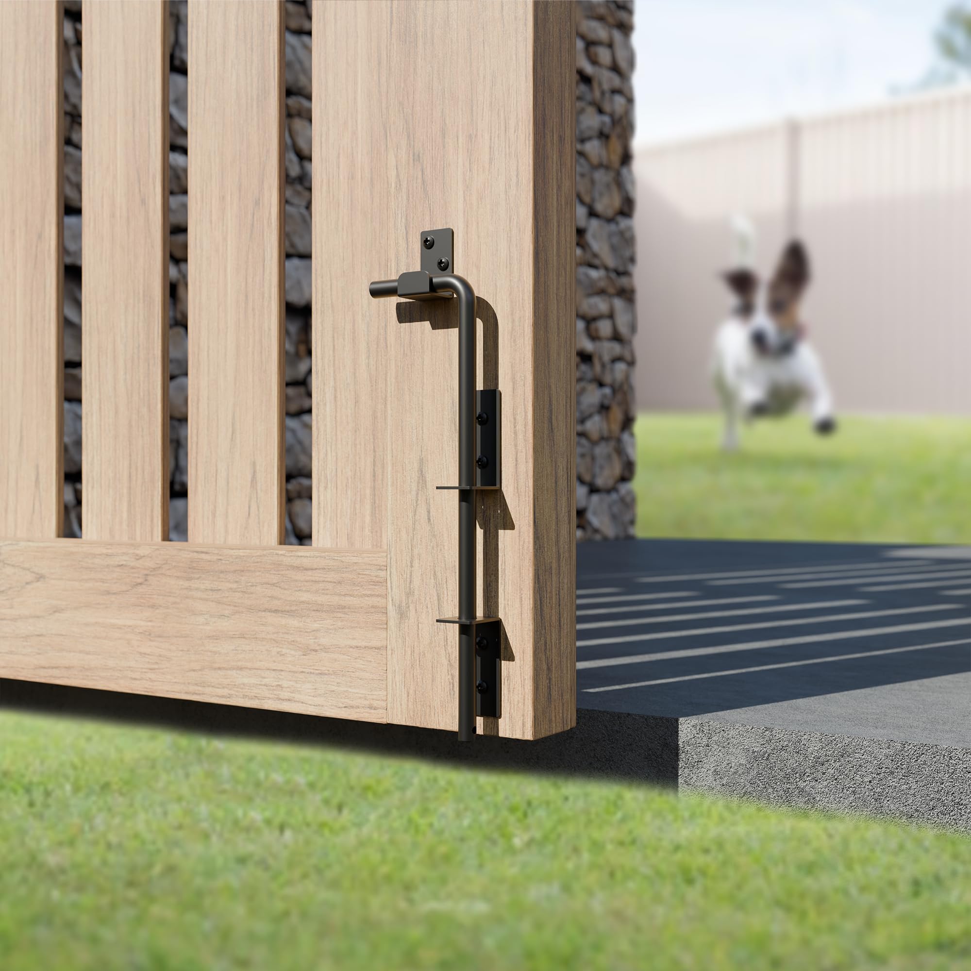 Amazon.com: DURIGID 12 Inch Cane Bolt Gate Stopper, Heavy Duty Gate ...