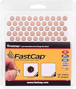 Amazon.com: FastCap - Screw Hole Covers, 1/2" (13mm) Stickers ...