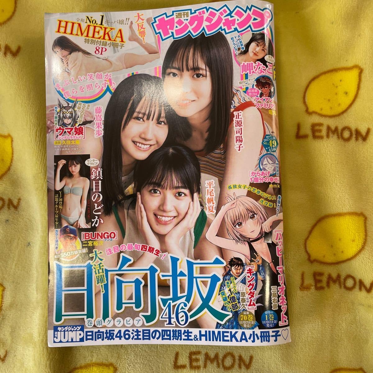Amazon.co.jp: 週刊ヤングジャンプ 日向坂46 正源司陽子 藤嶌果歩 平尾帆夏 HIMEKA 鎮目のどか 岬なこ キングダム ブンゴ ウマ娘 バツハレ : おもちゃ
