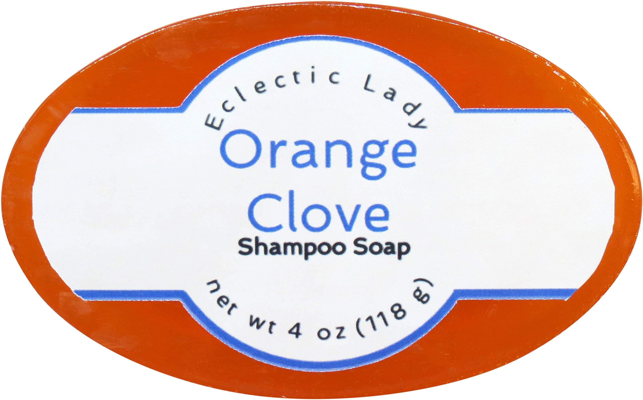Amazon.com : Eclectic Lady Orange Clove Shampoo Soap Bar with Pure ...
