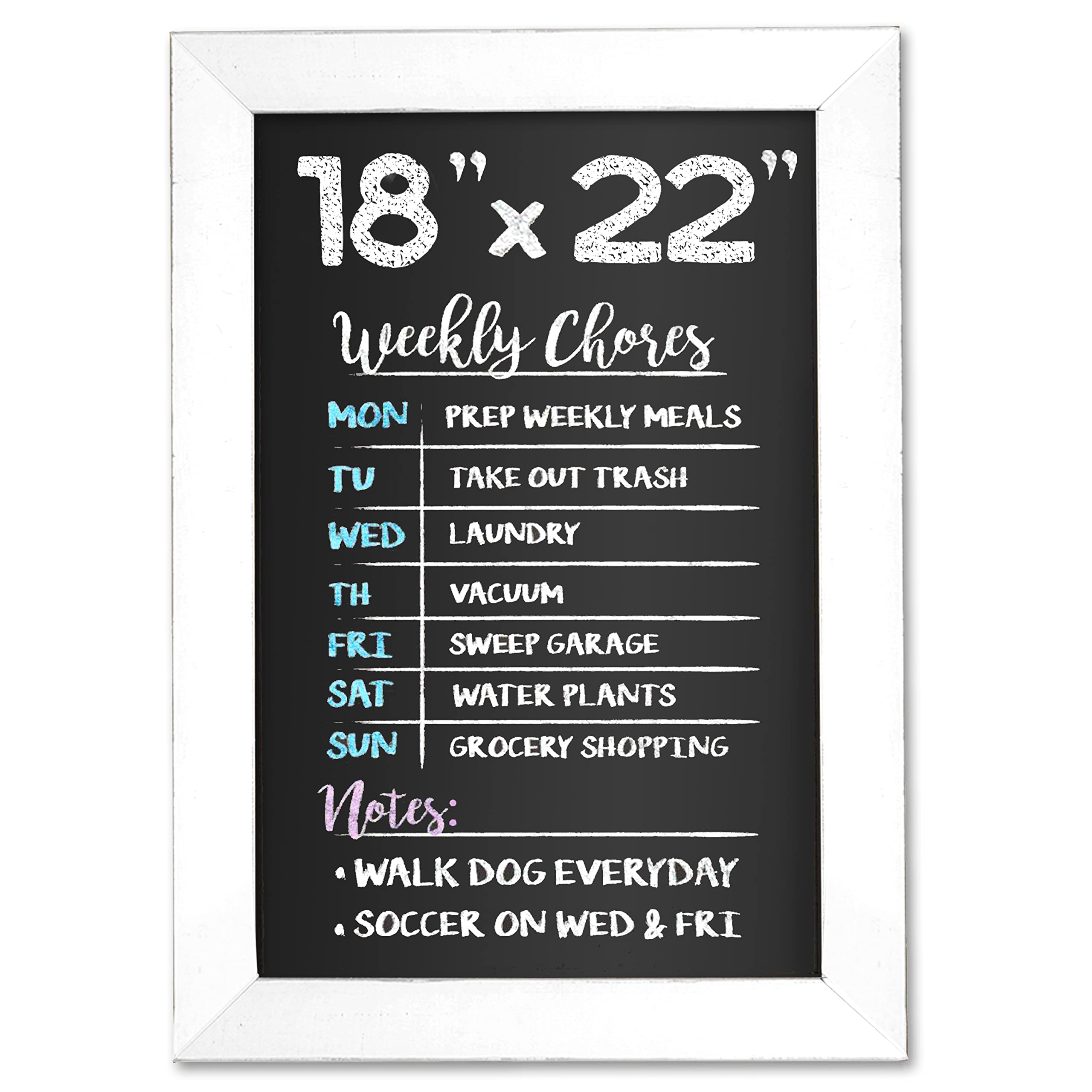 Snapklik.com : Ilyapa Rustic Wooden Magnetic Kitchen Chalkboard Sign ...
