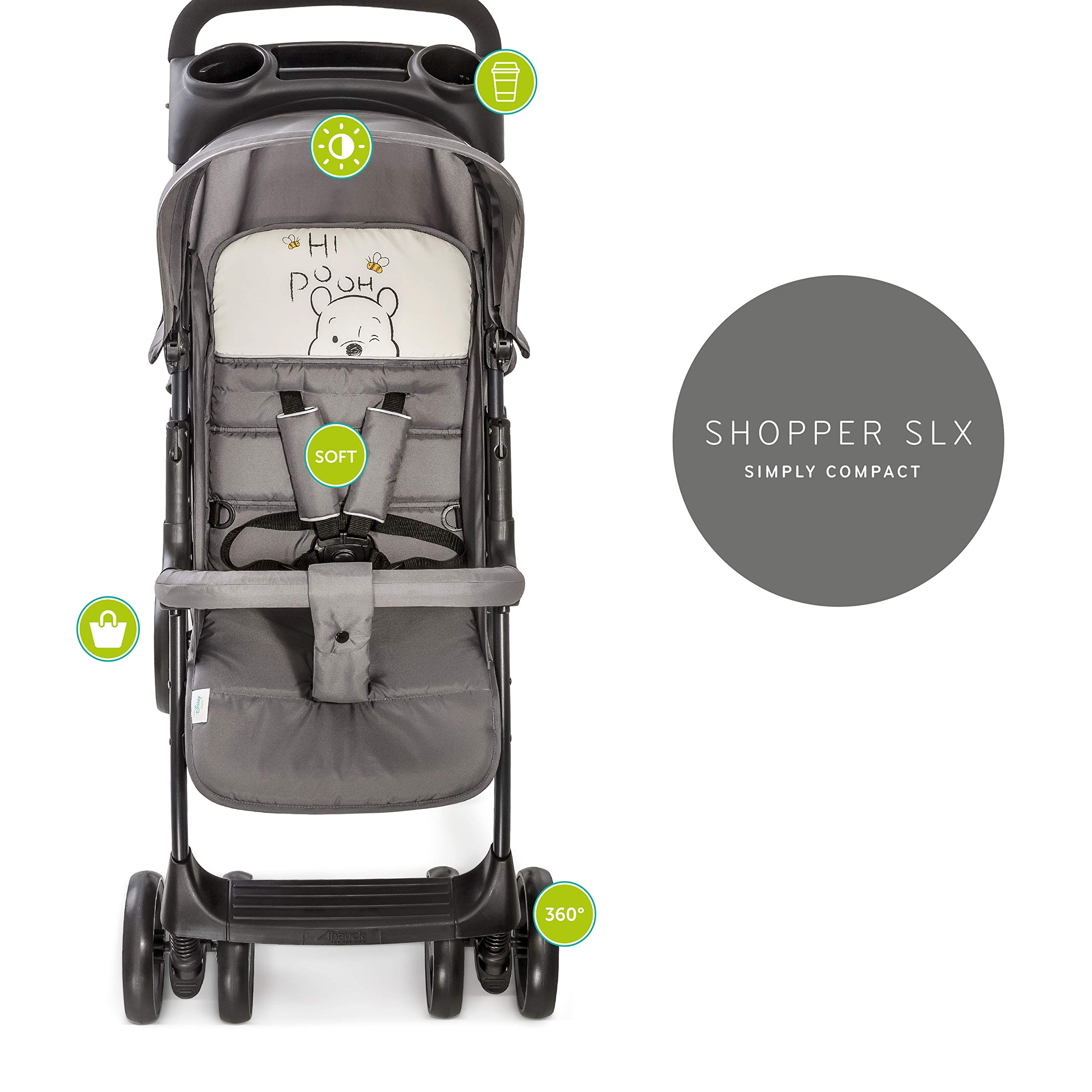 Winnie The Pooh Baby Stroller Chariot Lightweight Quality Baby