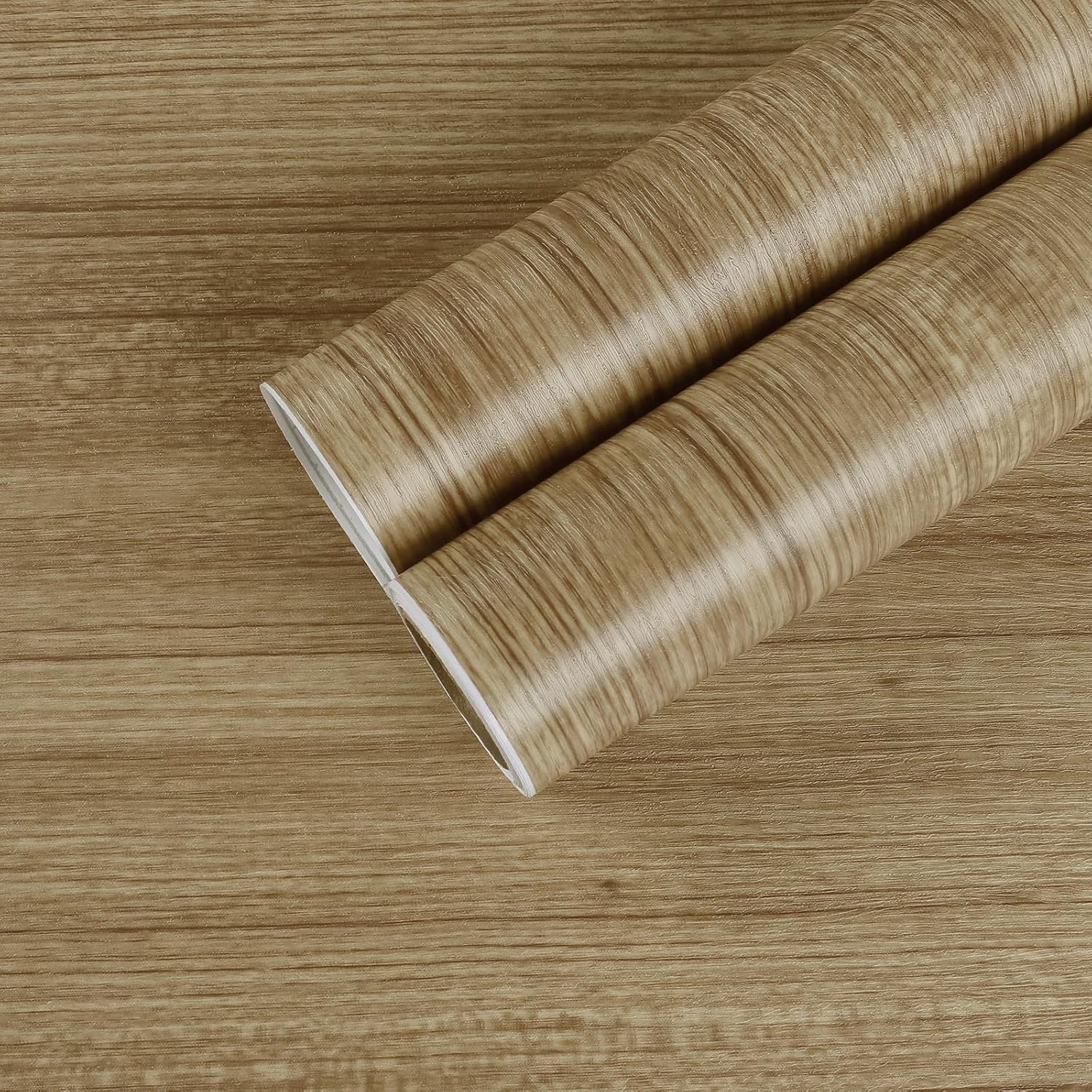 Amazon.com: CHIHUT Brown Wood Contact Paper Peel and Stick Waterproof ...