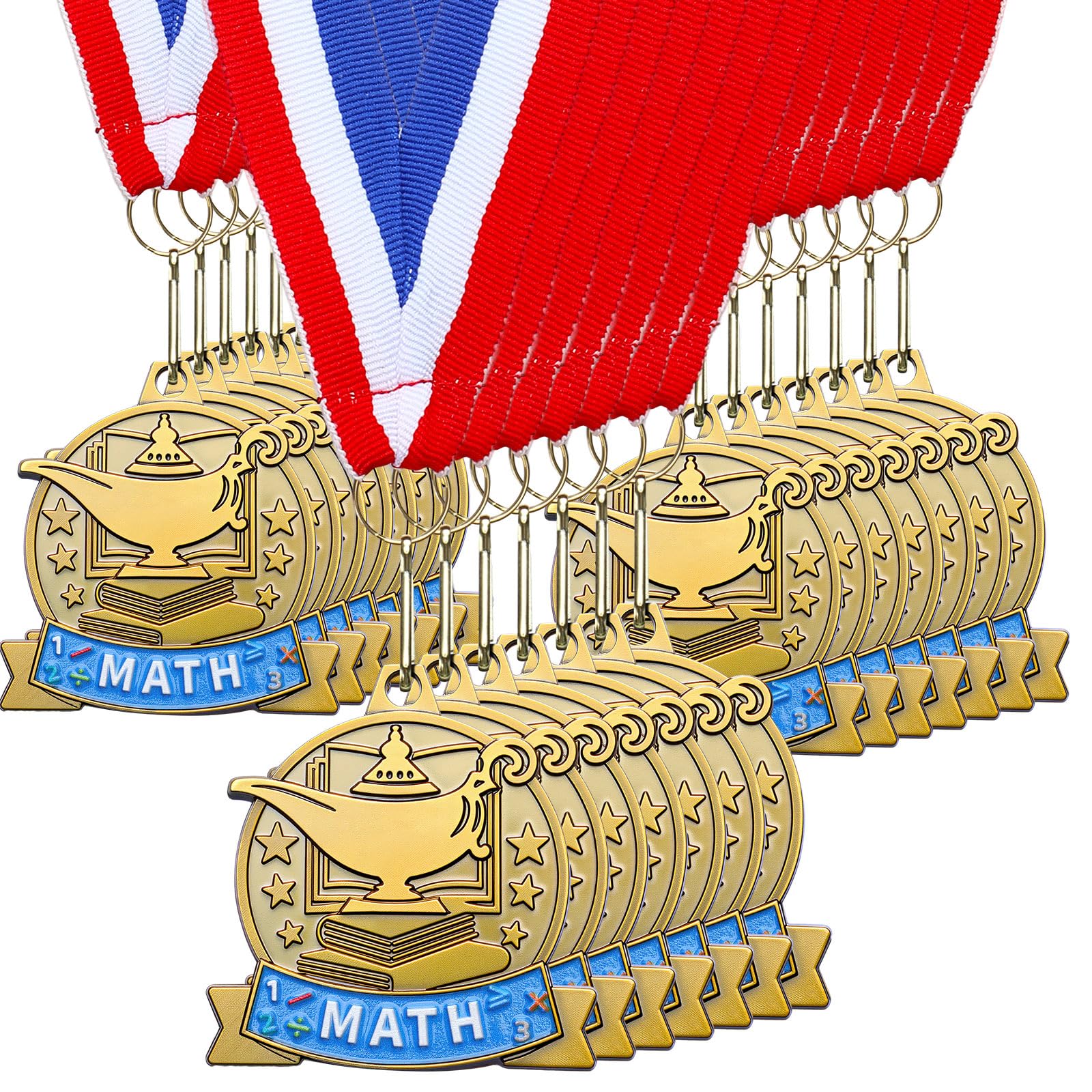 Snapklik.com : Loetere 20 Pcs Academic Excellence Medals Bulk 2.4 Inch ...
