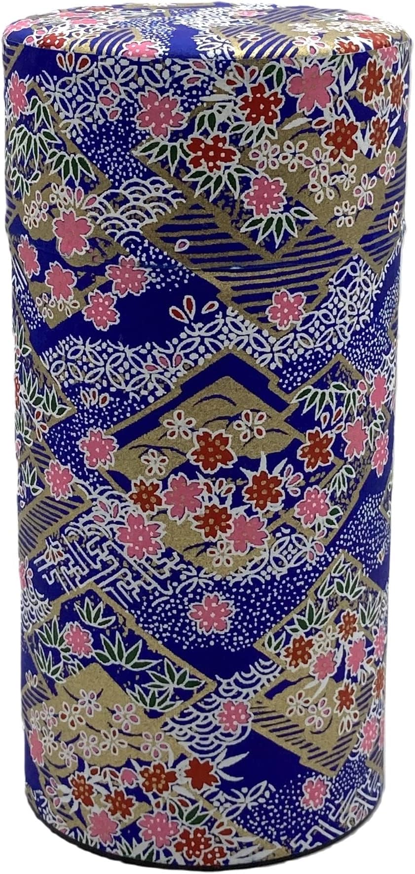 Amazon.com - Ryu Mei Mizunishiki Japanese Metal Tea Tin [ Red ] - Food Tins