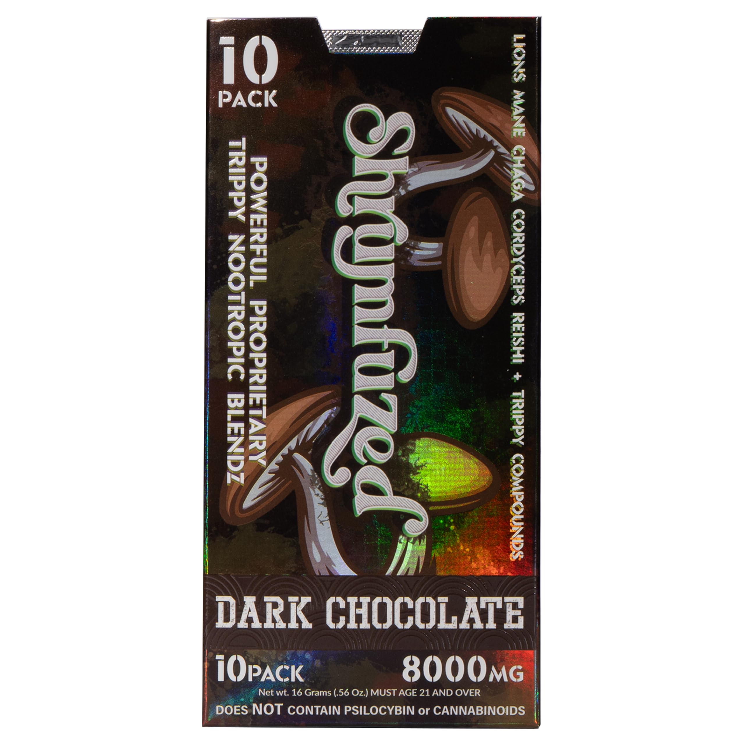 Amazon.com: Shrumfuzed - Proprietary Nootropic Gummy 8000mg - Lion's ...