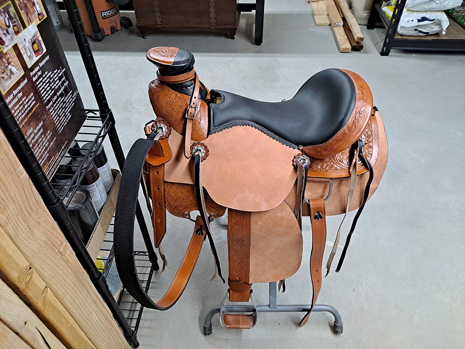 $13/mo - Finance Manaal Enterprises Premium Leather Horse Wade Tree ...