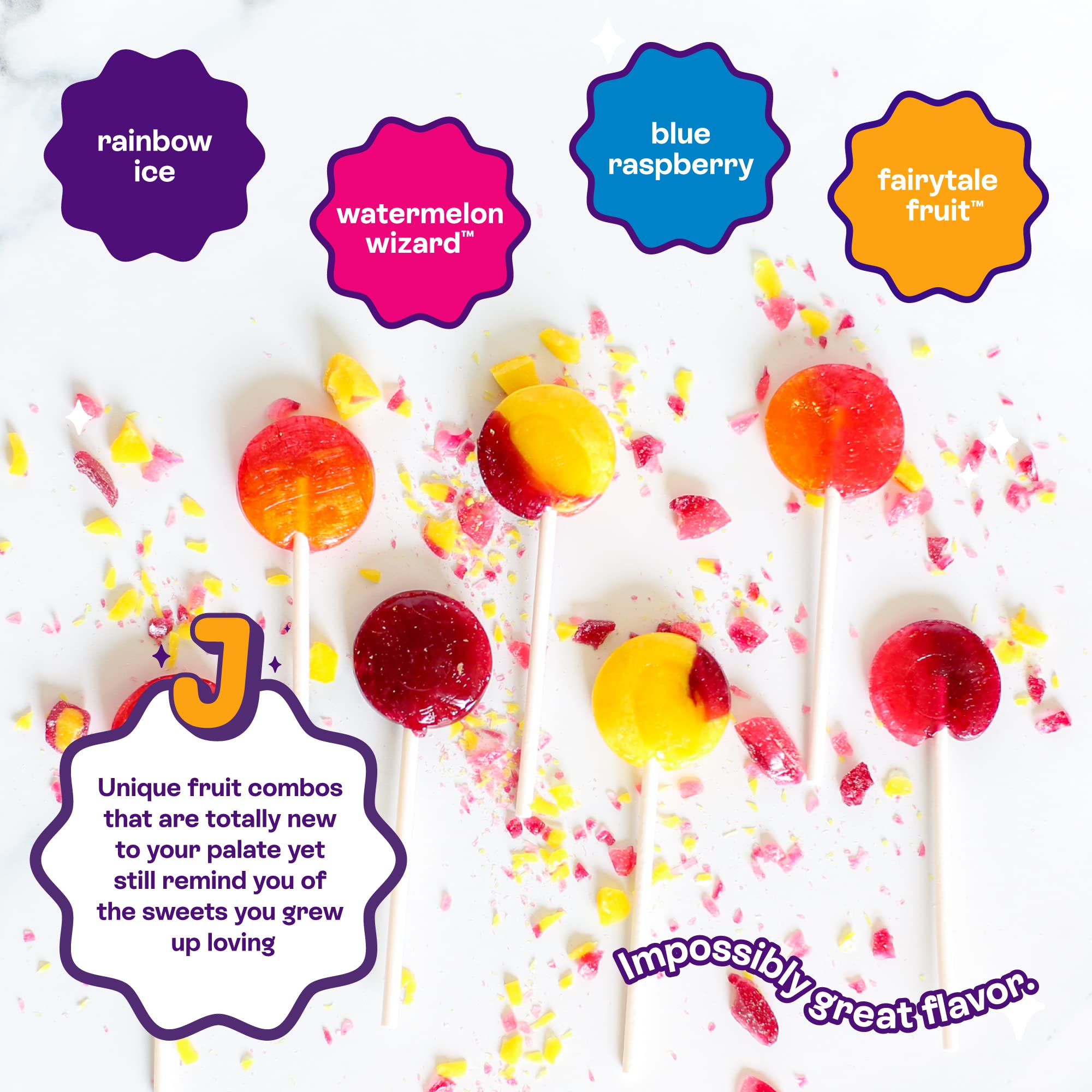 Snapklik.com : JOYRIDE By Project 7 Low Sugar Candy, Organic Lollipops ...